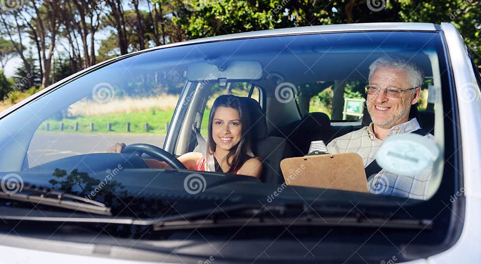 Confident learner driver stock photo. Image of caucasian - 28932336