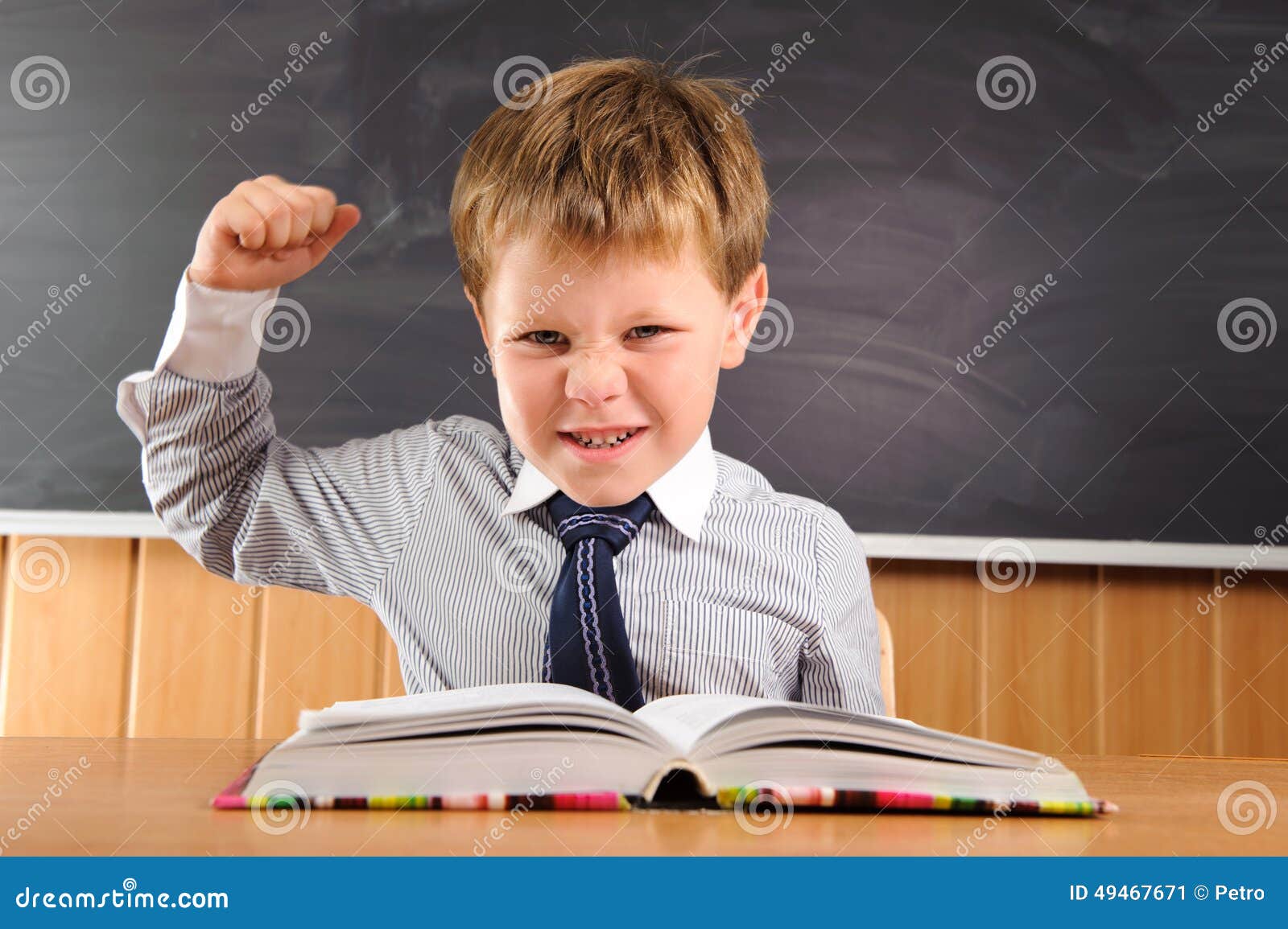 Confident little boy stock image. Image of book, knowledge - 49467671