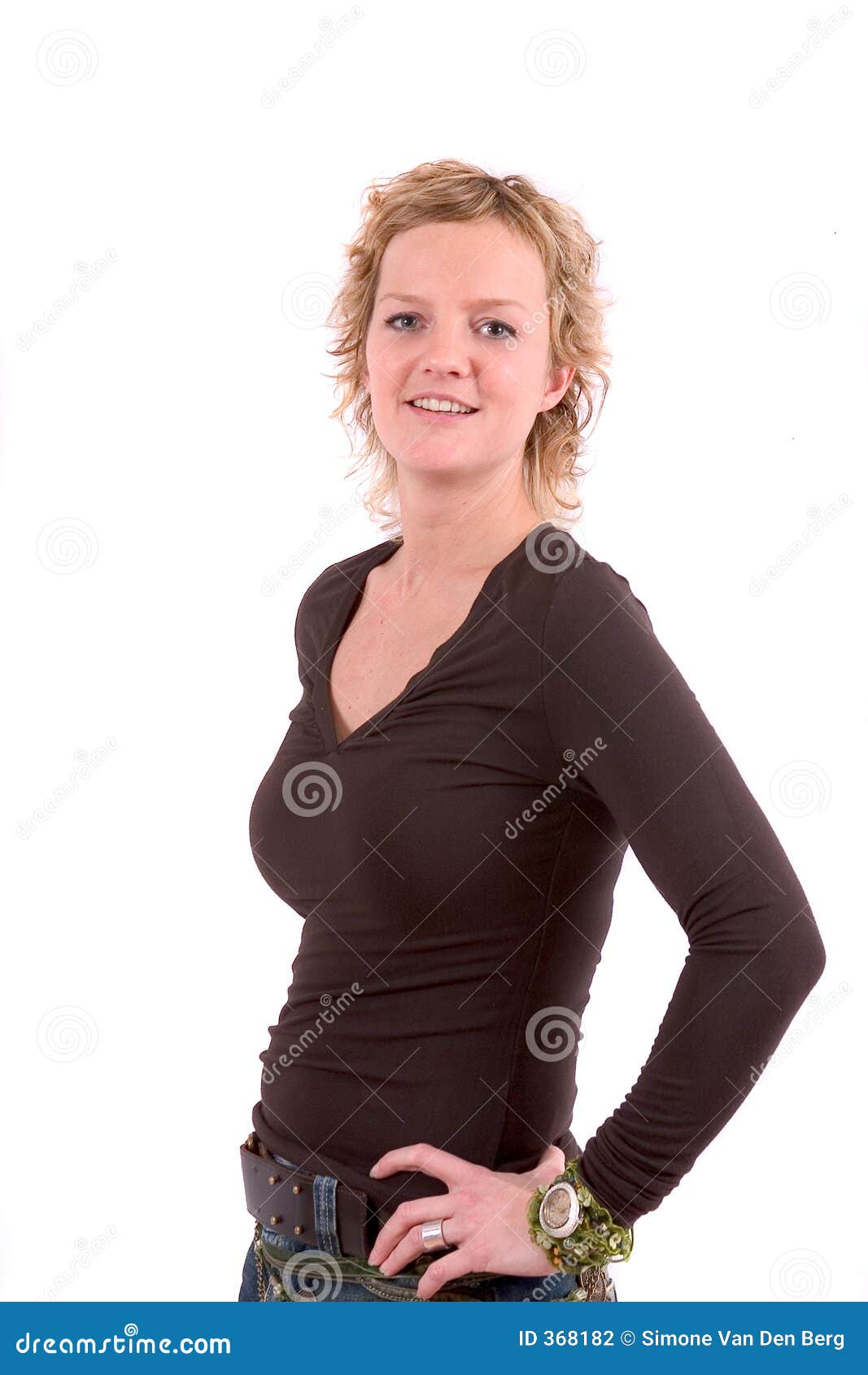 Confident look stock photo. Image of feminine, fair, standing - 368182