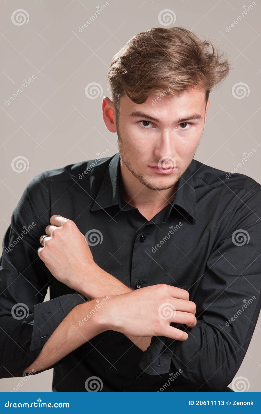 Confident male model stock image. Image of successful - 20611113