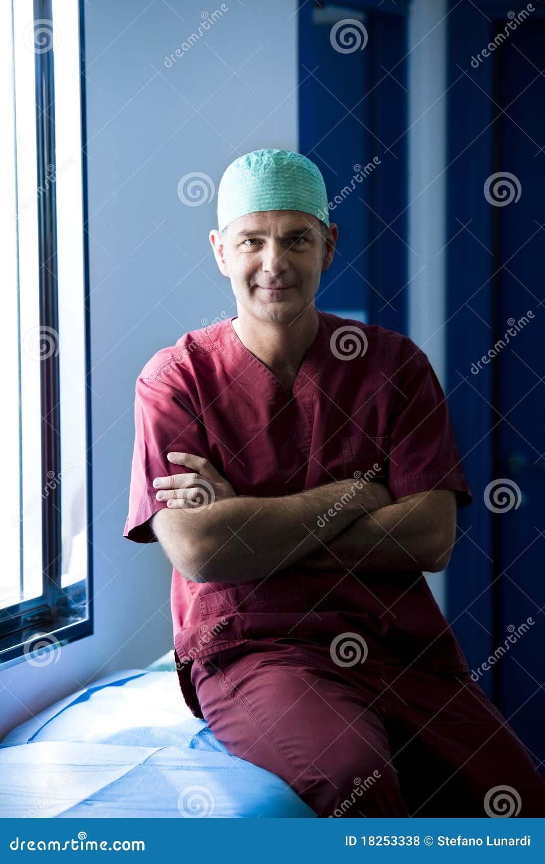 Confident Male Surgeon stock photo. Image of portrait - 18253338