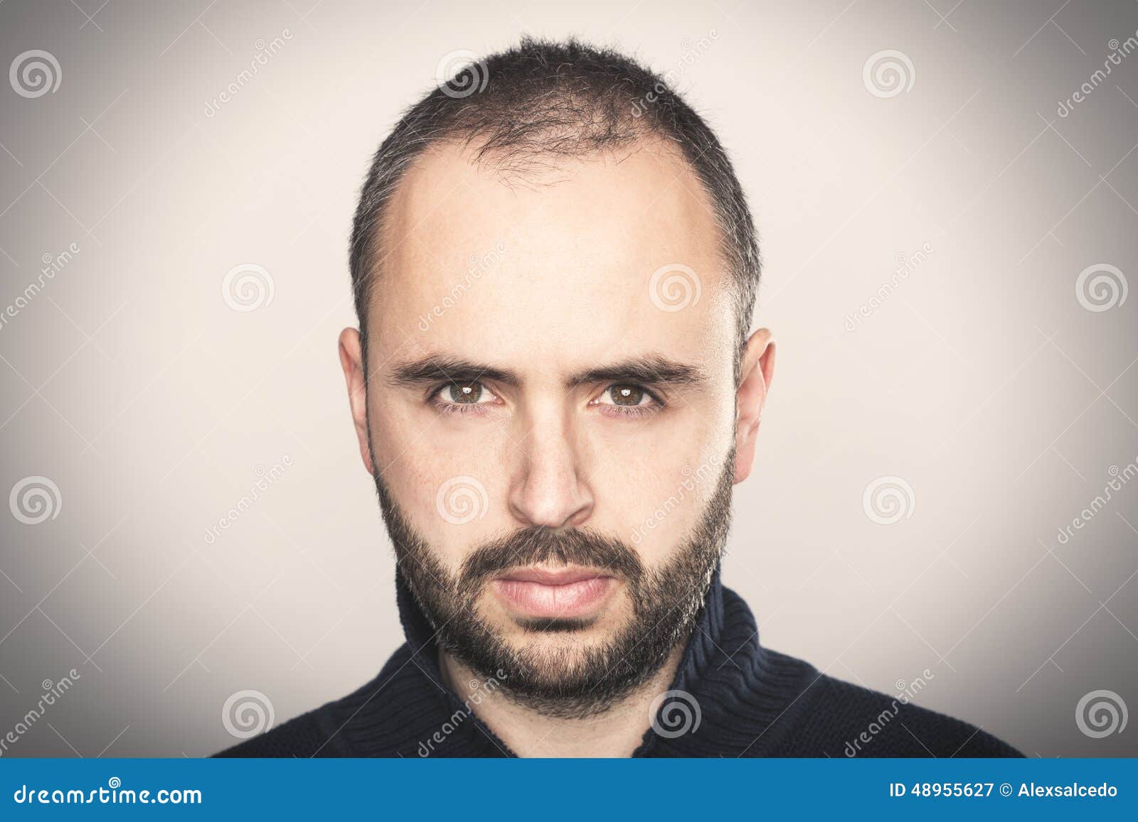 Confident man stock image. Image of portrait, attractive - 48955627