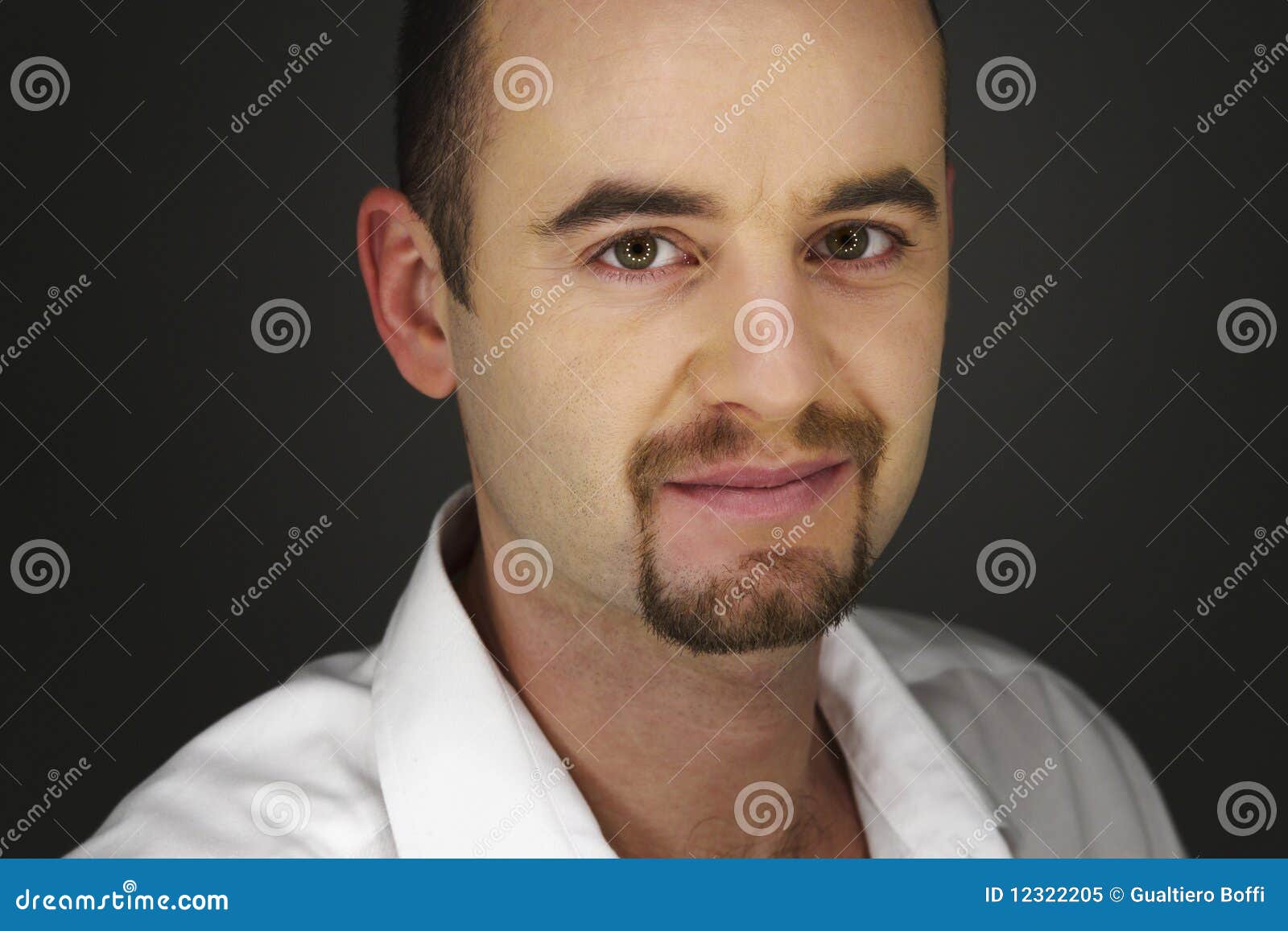 Confident man portrait stock image. Image of macho, beautiful - 12322205