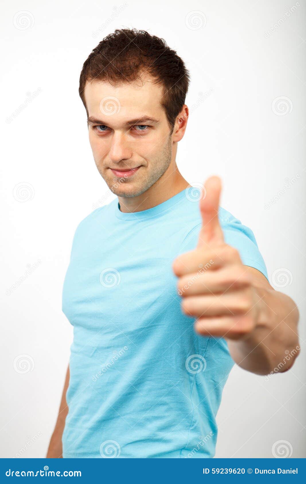 Confident Man Showing Ok Sign Stock Photo - Image of face, portrait ...