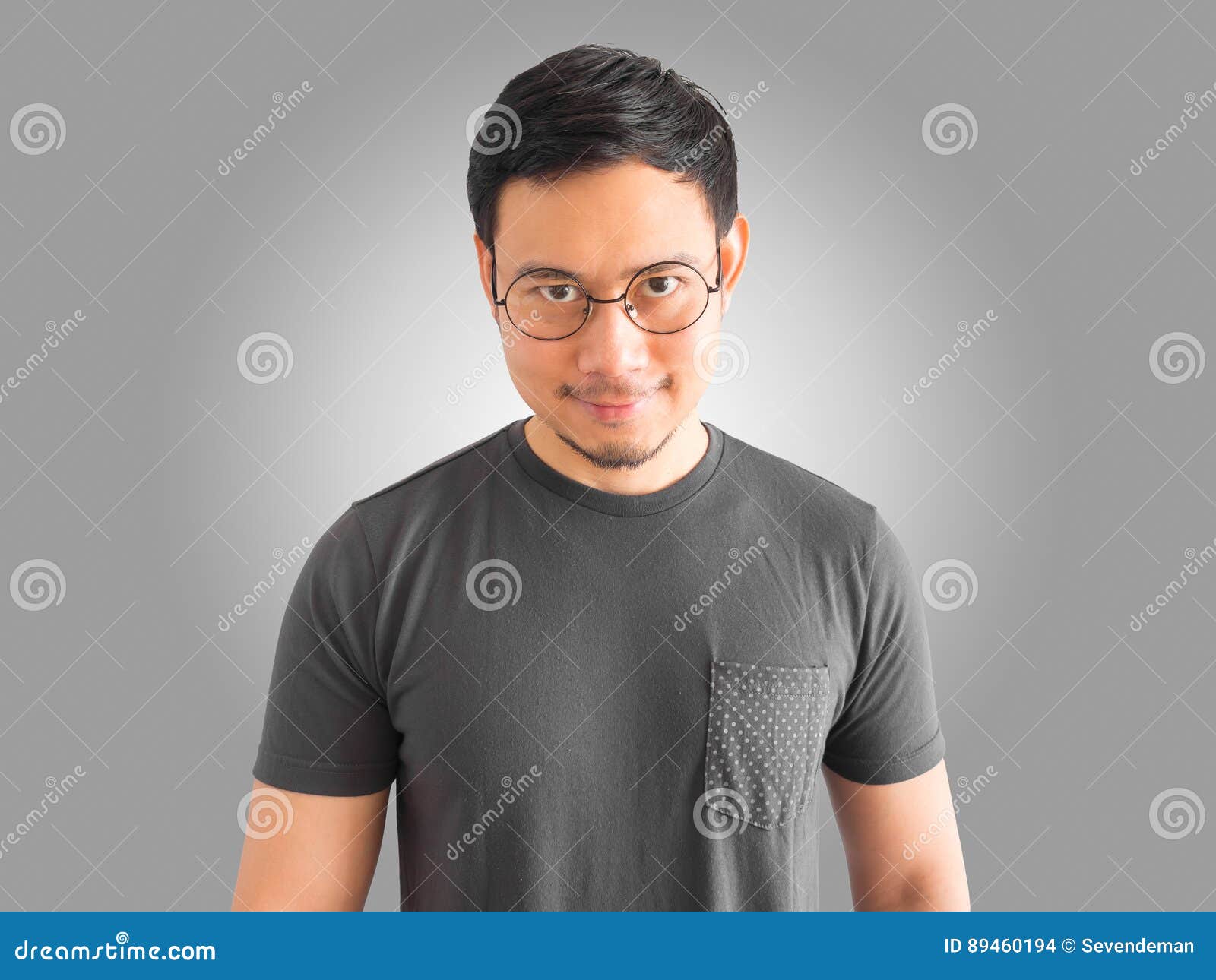 Confident Man with Smile Face. Stock Photo - Image of model, eyewear ...