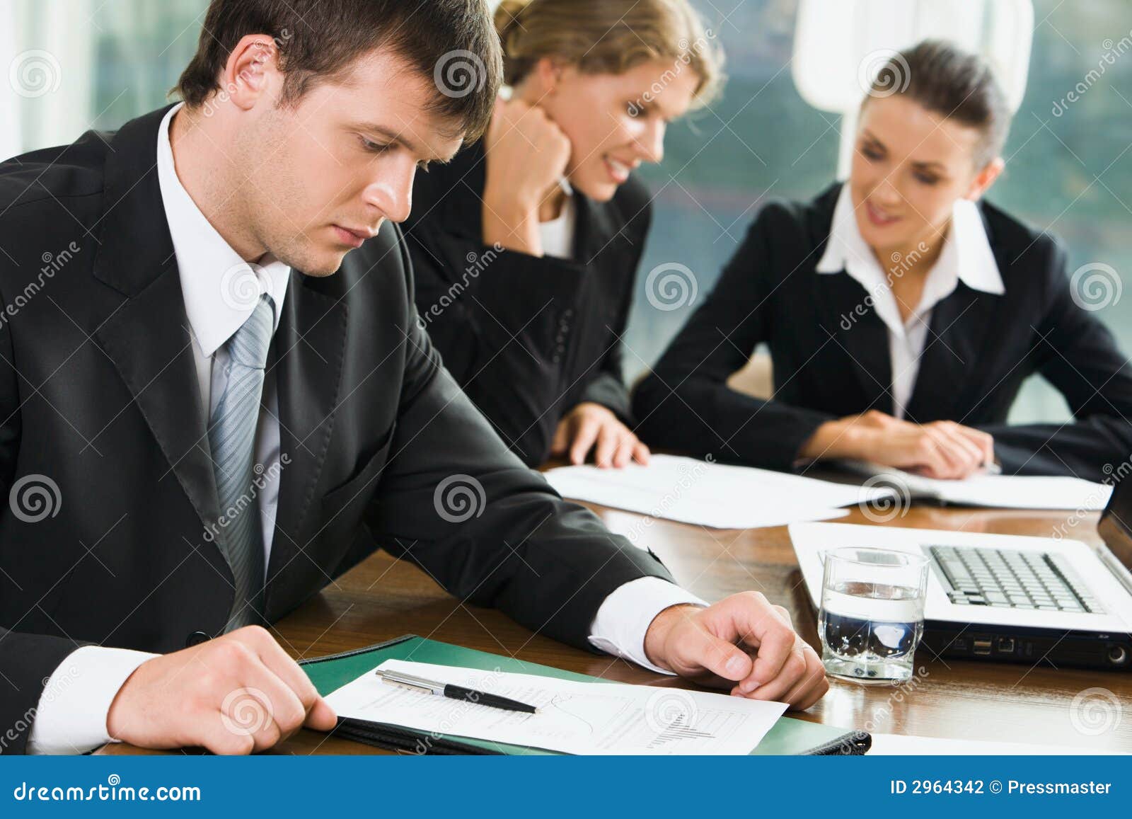 Confident manager stock photo. Image of boss, chair, formal - 2964342
