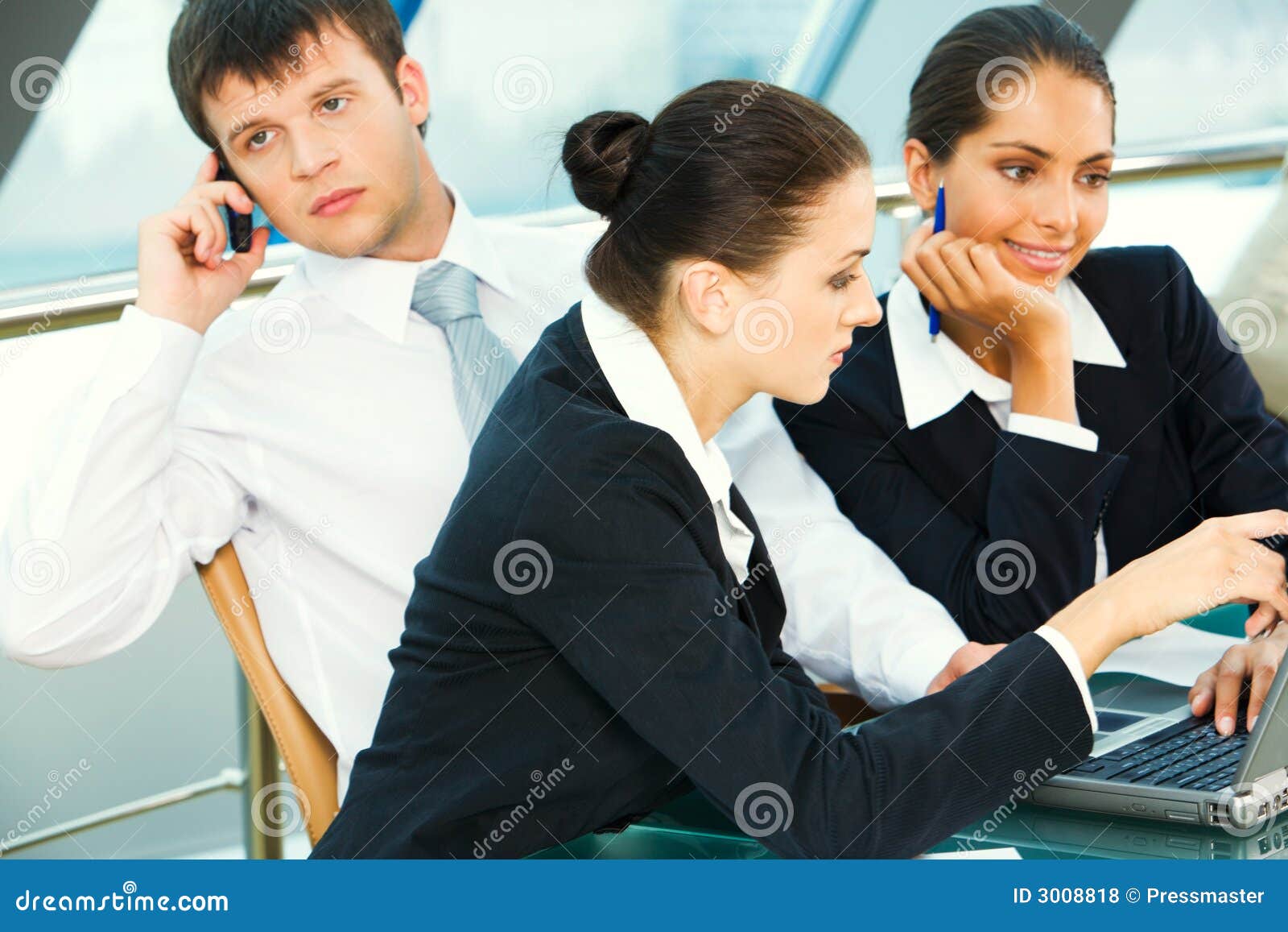 Confident manager stock photo. Image of adult, associate - 3008818