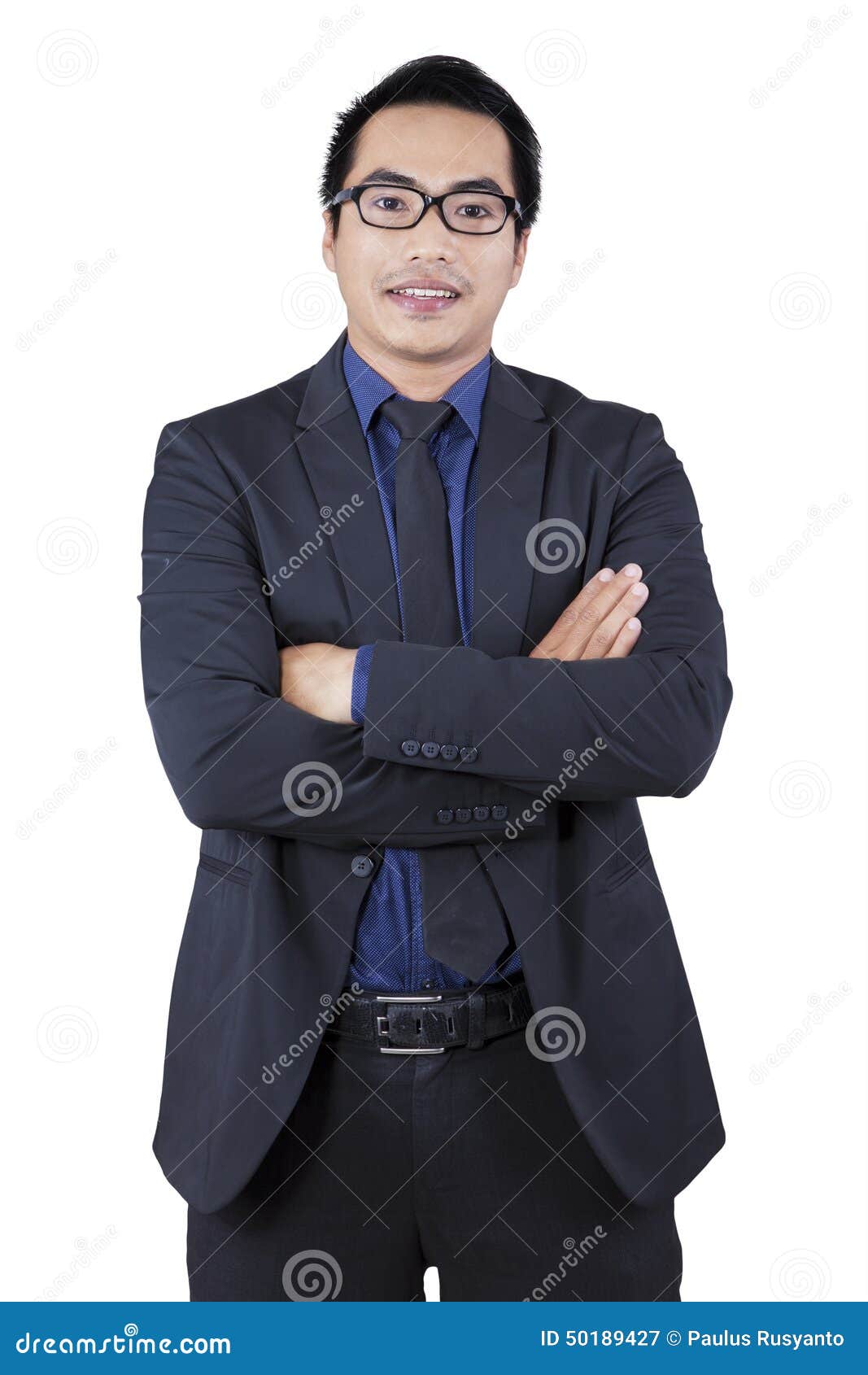 Confident Manager Looking at the Camera Stock Image - Image of hispanic ...