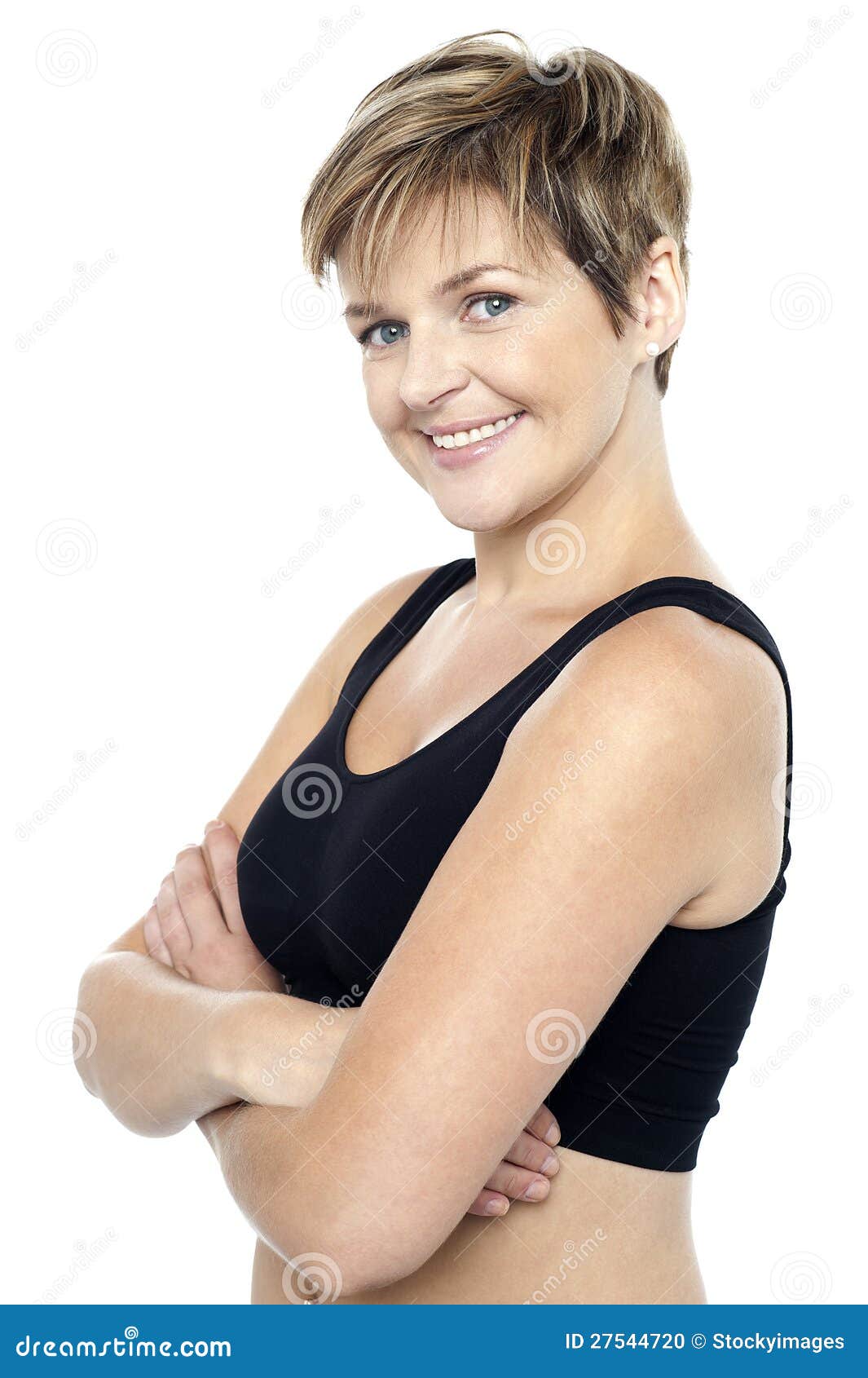 Confident Middle-aged Female Instructor Stock Photo - Image of ...