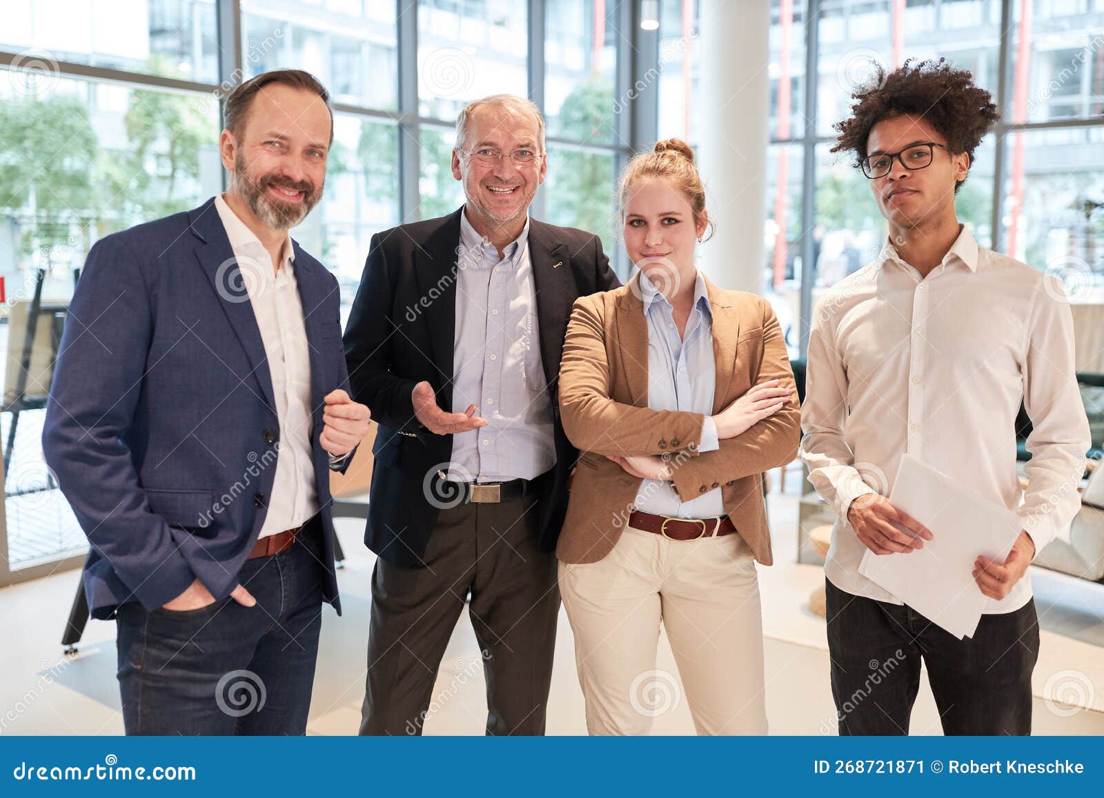 Confident Multicultural Business Team Stock Image - Image of agency ...