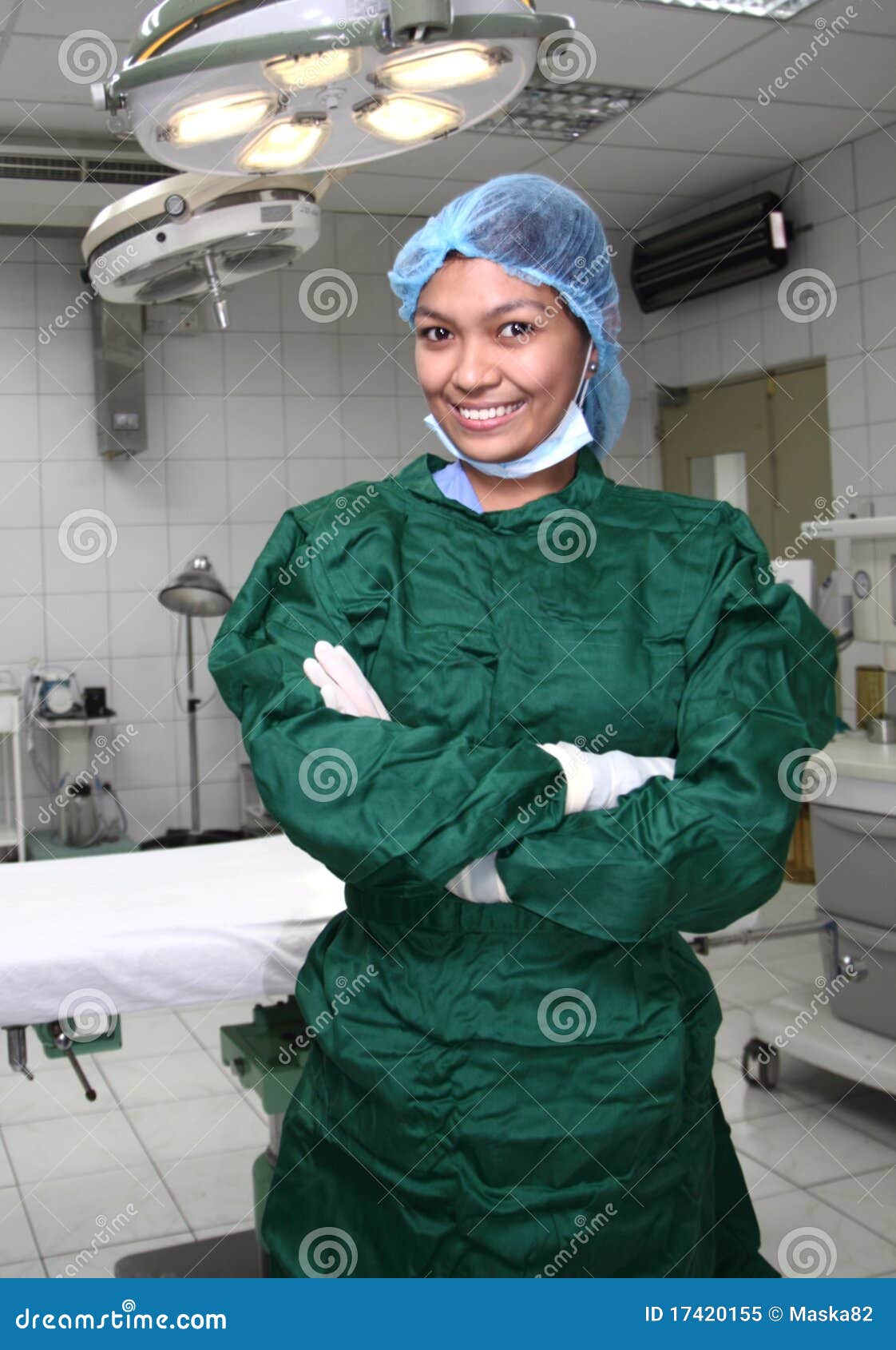 Confident nurse stock image. Image of pretty, surgeon - 17420155