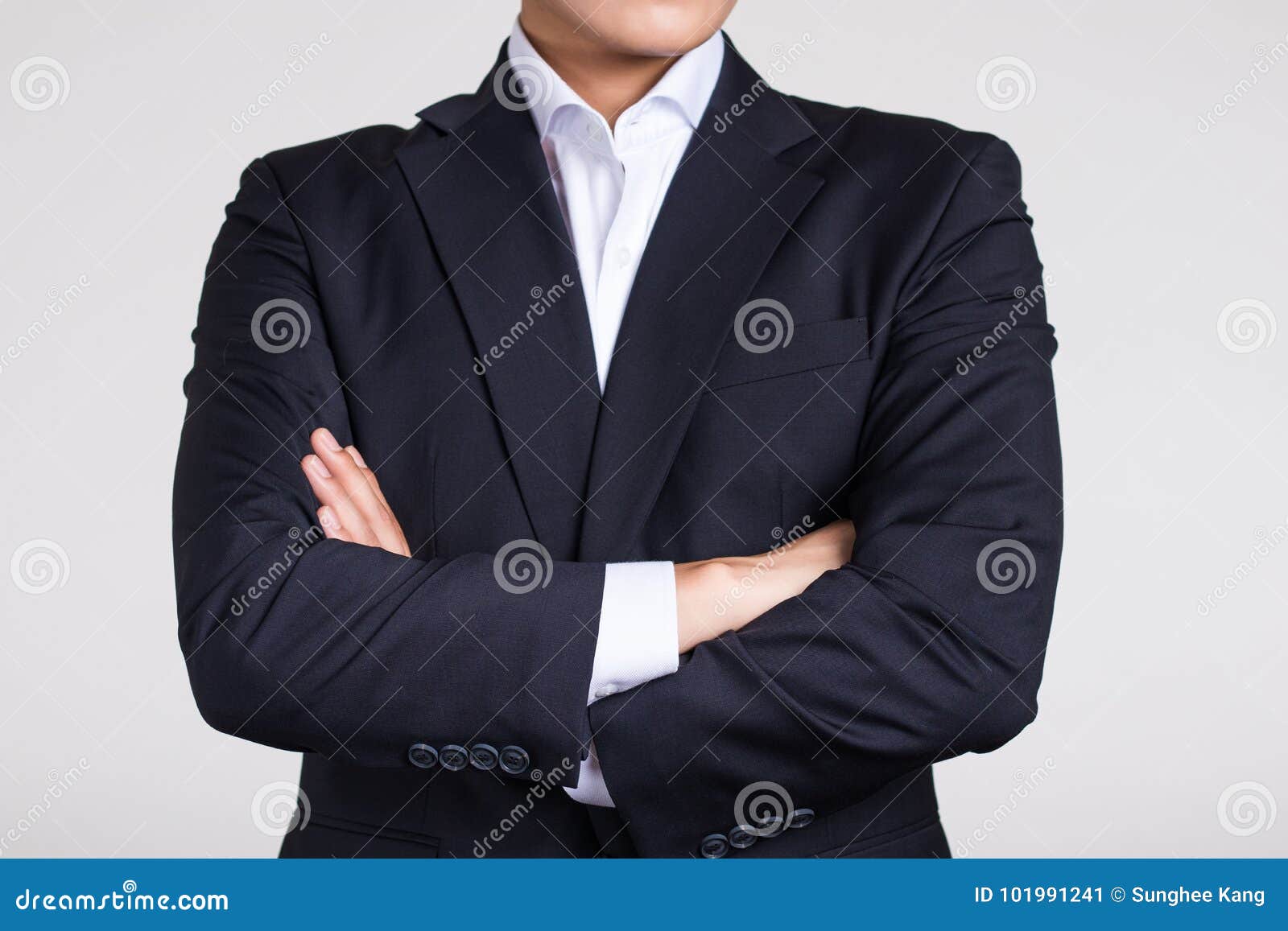 A Confident Posture of a Business Man Stock Image - Image of finger ...