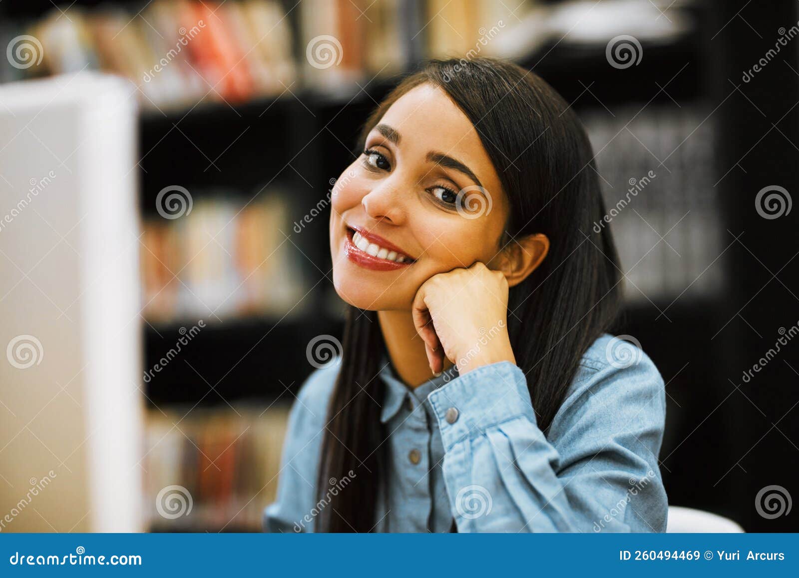 Confident and Ready for Finals. Portrait of a University Student ...