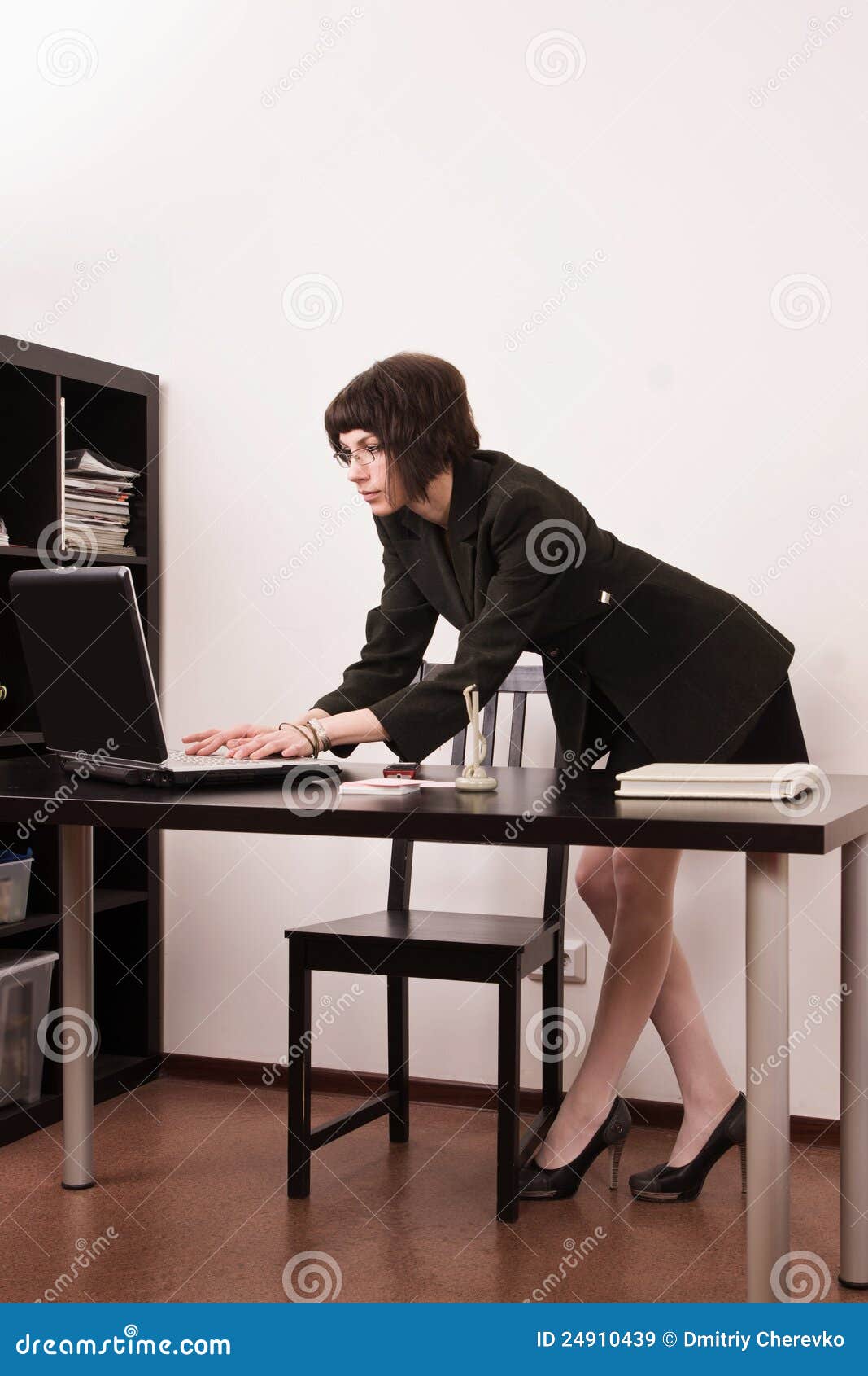 Confident Secretary in a Office Stock Image - Image of company ...