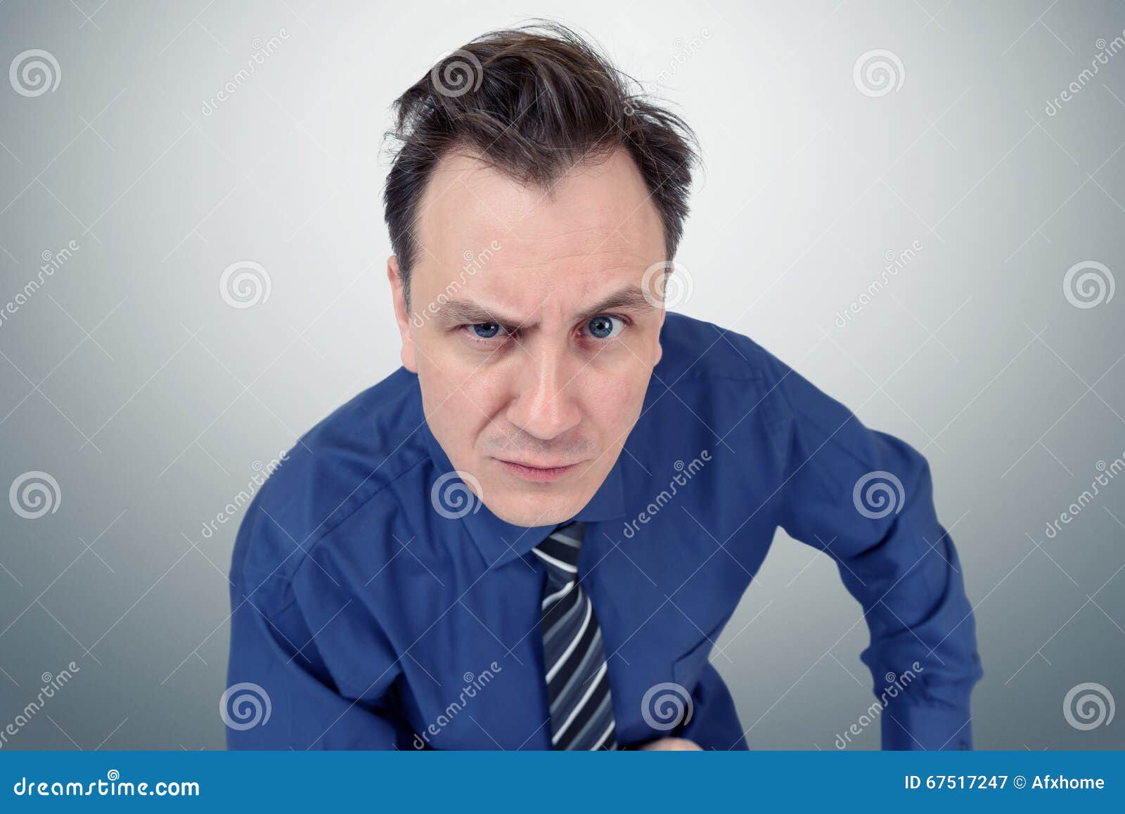 Confident Serious Strict Angry Millennial Caucasian Man Crossed Arms ...