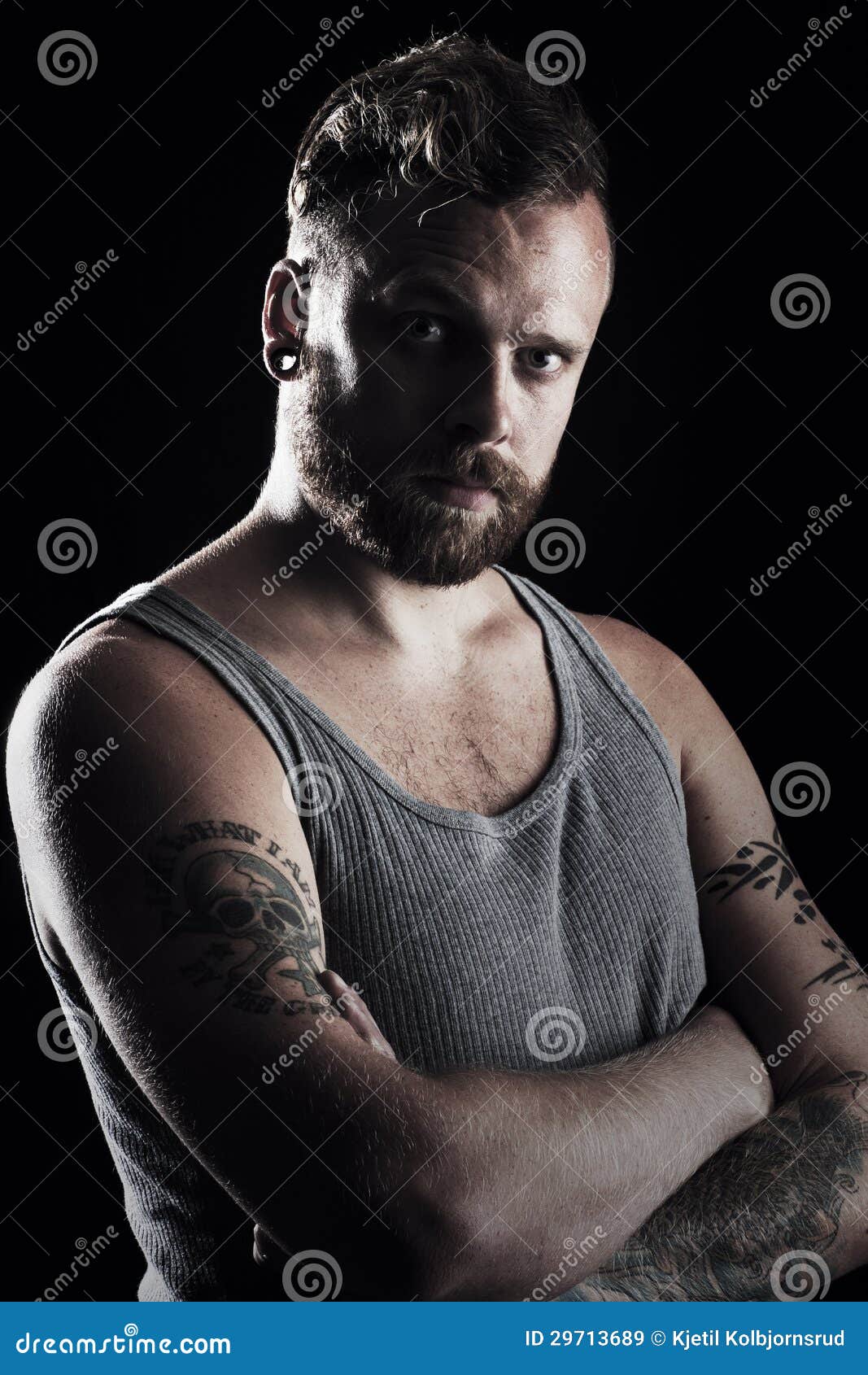Confident Male Rocker stock image. Image of characters - 29713689