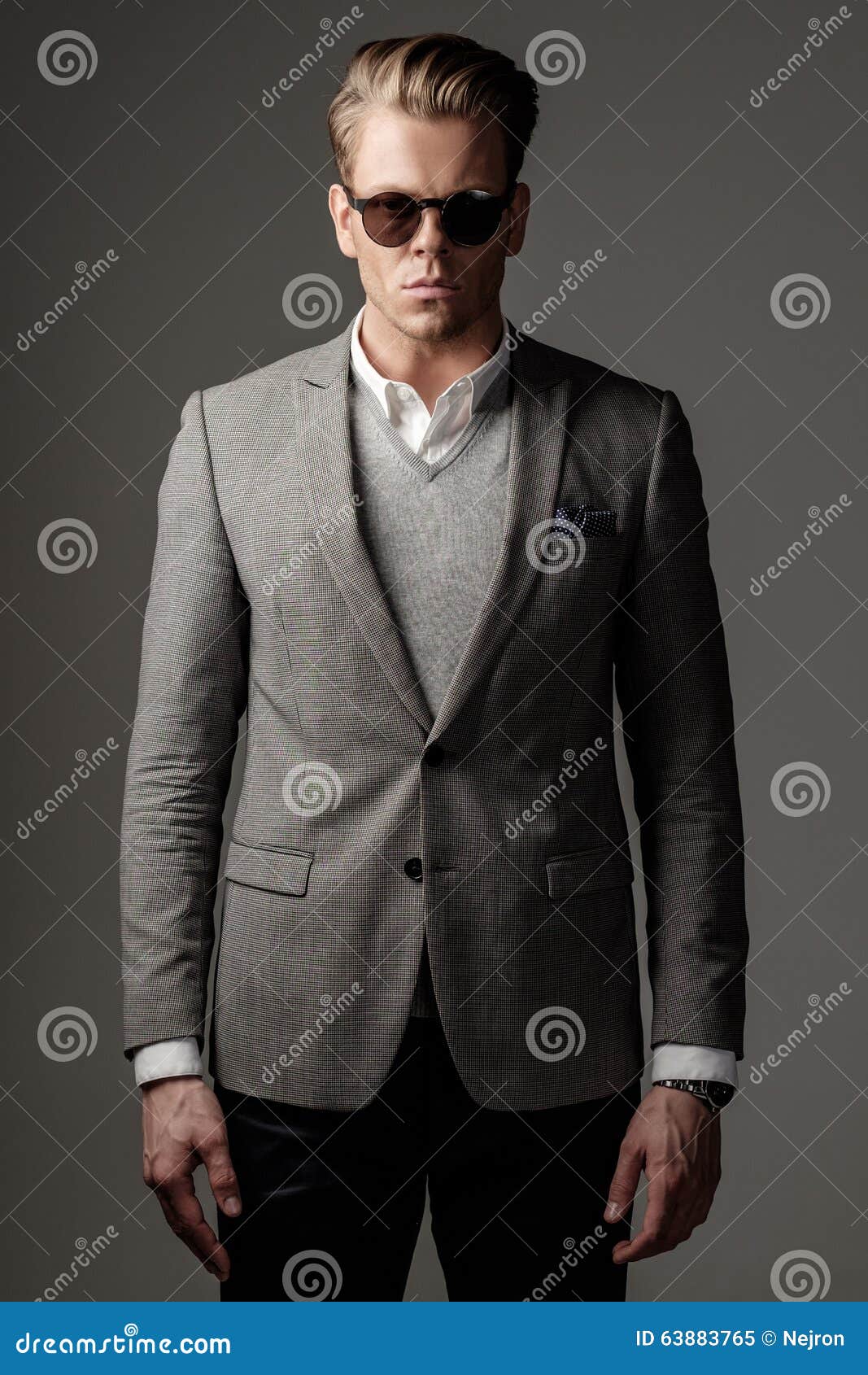 Confident Sharp Dressed Man Stock Image - Image of service, adult: 63883765