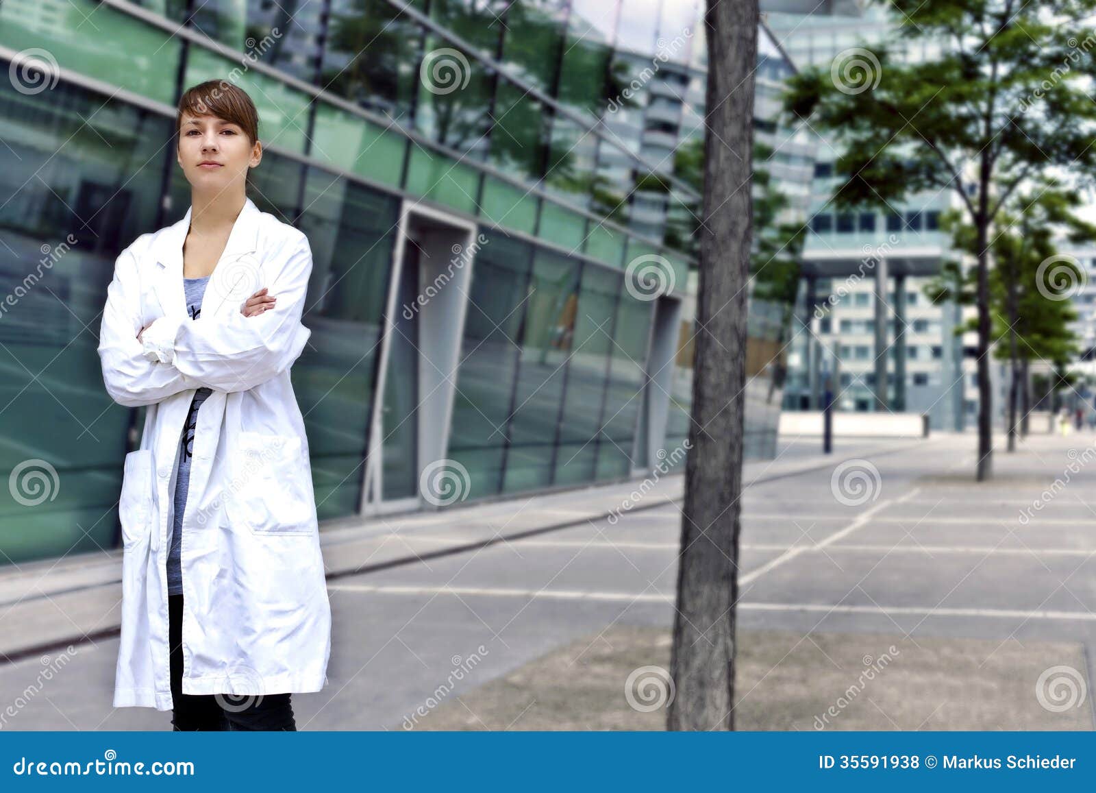 Confident and Smart Scientist or Doctor Stock Photo - Image of people ...