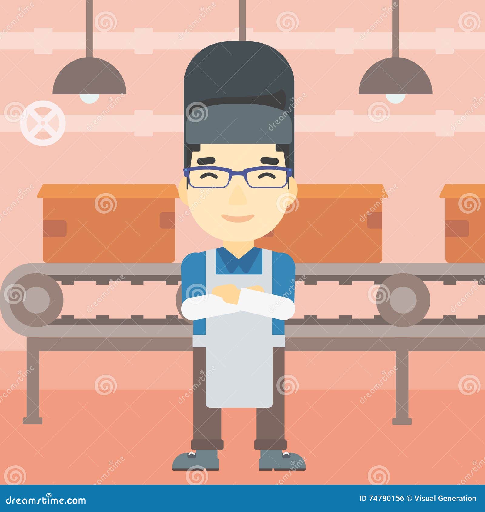 Welder Illustration Cartoon Vector 111815343