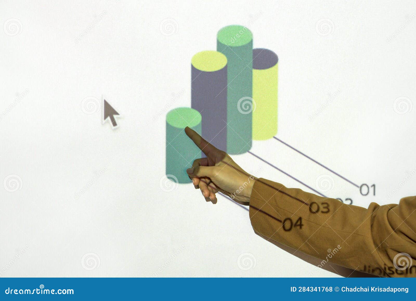 Man Hand Unfolding Roll Of Wrapping Kraft Paper For Packing Christmas ...