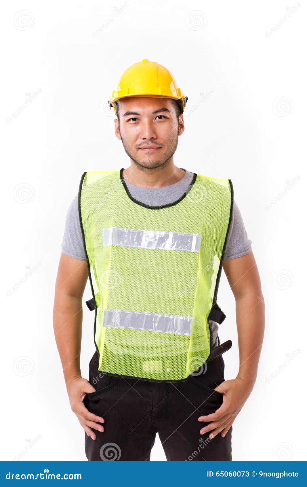 Confident, Strong Construction Worker Stock Image - Image of manager ...