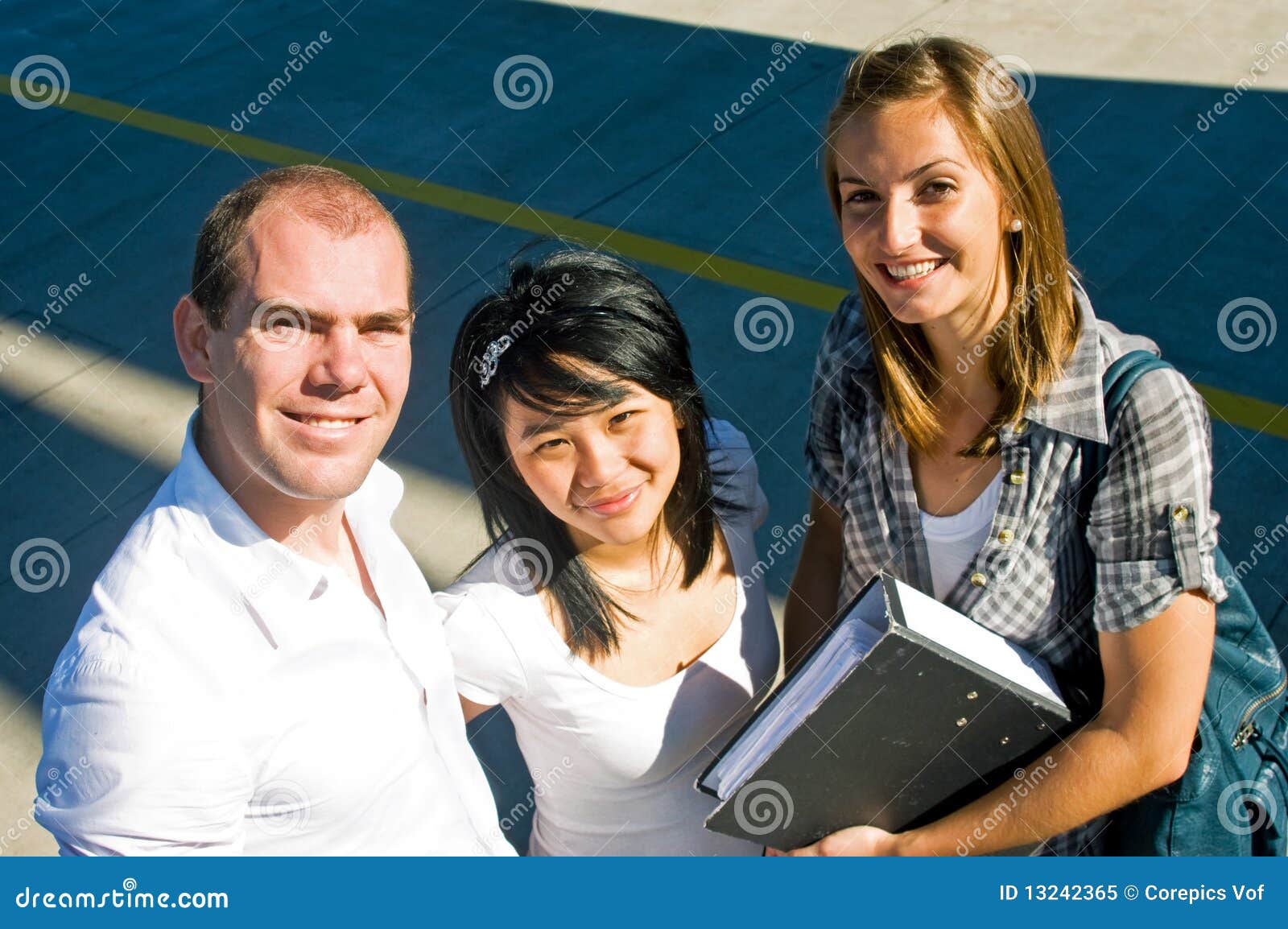 Confident students stock image. Image of people, smiling - 13242365