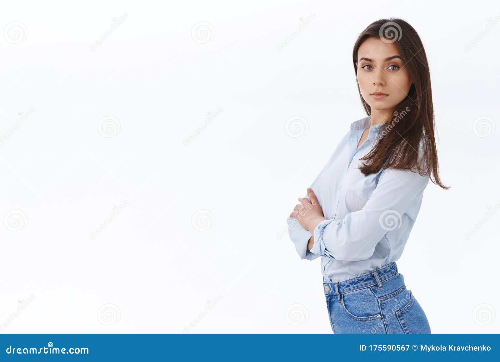 Confident Stylish Professional Woman Running Own Business Looking