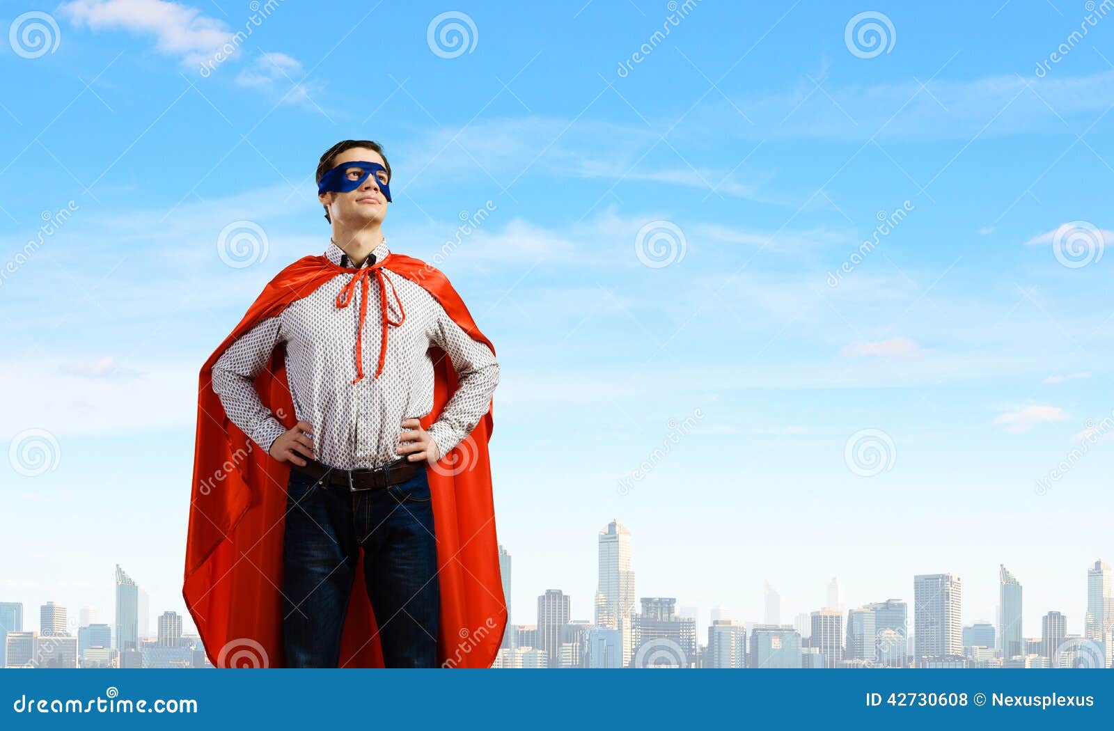 Confident superhero stock photo. Image of confidence - 42730608
