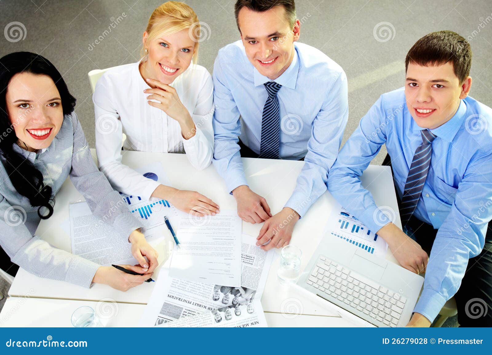 Confident team stock photo. Image of looking, boardroom - 26279028