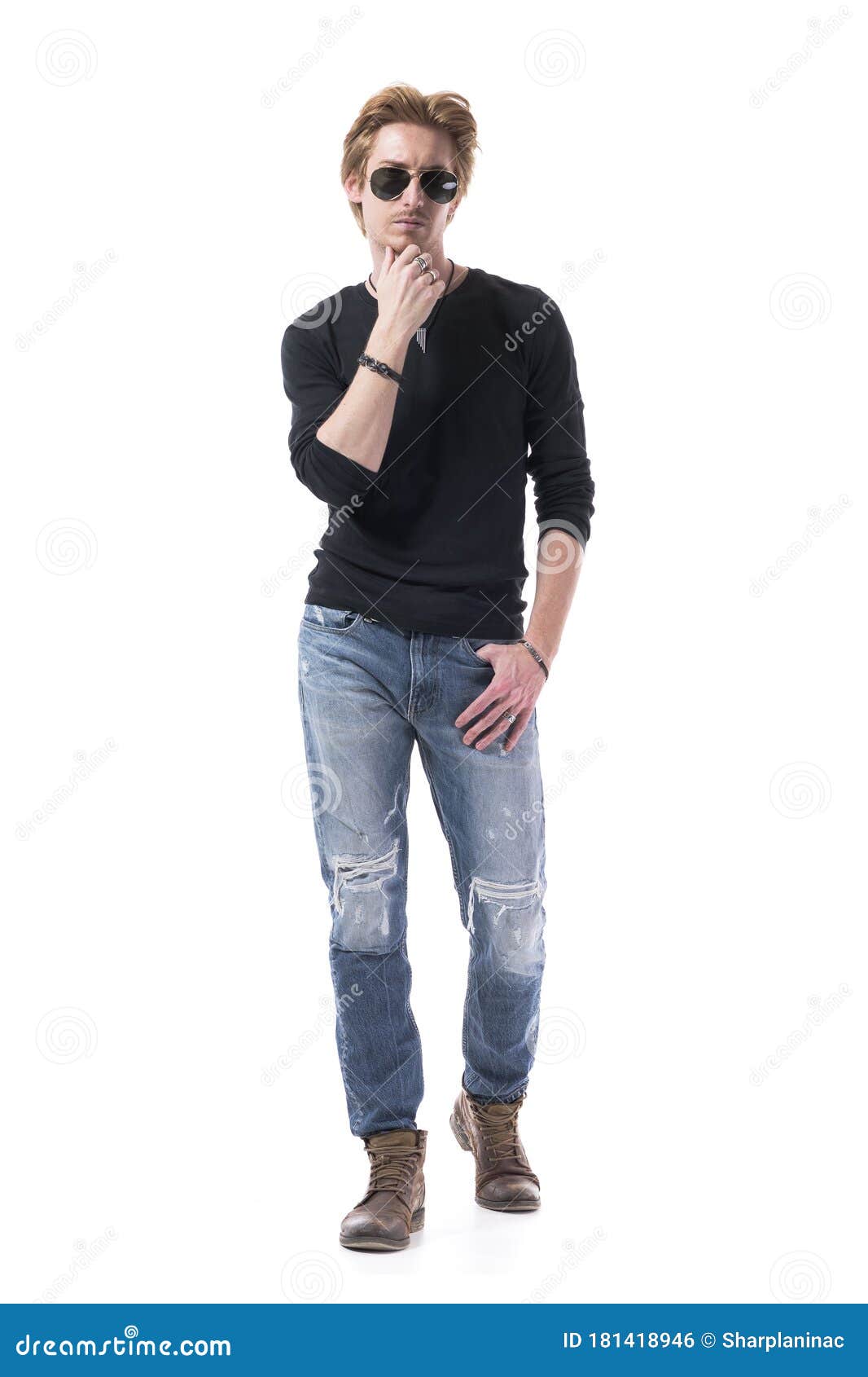 Confident Thoughtful Handsome Young Redhead Man Walking Towards Camera ... Confident Thoughtful Handsome Young Redhead Man Walking Towards Camera ...