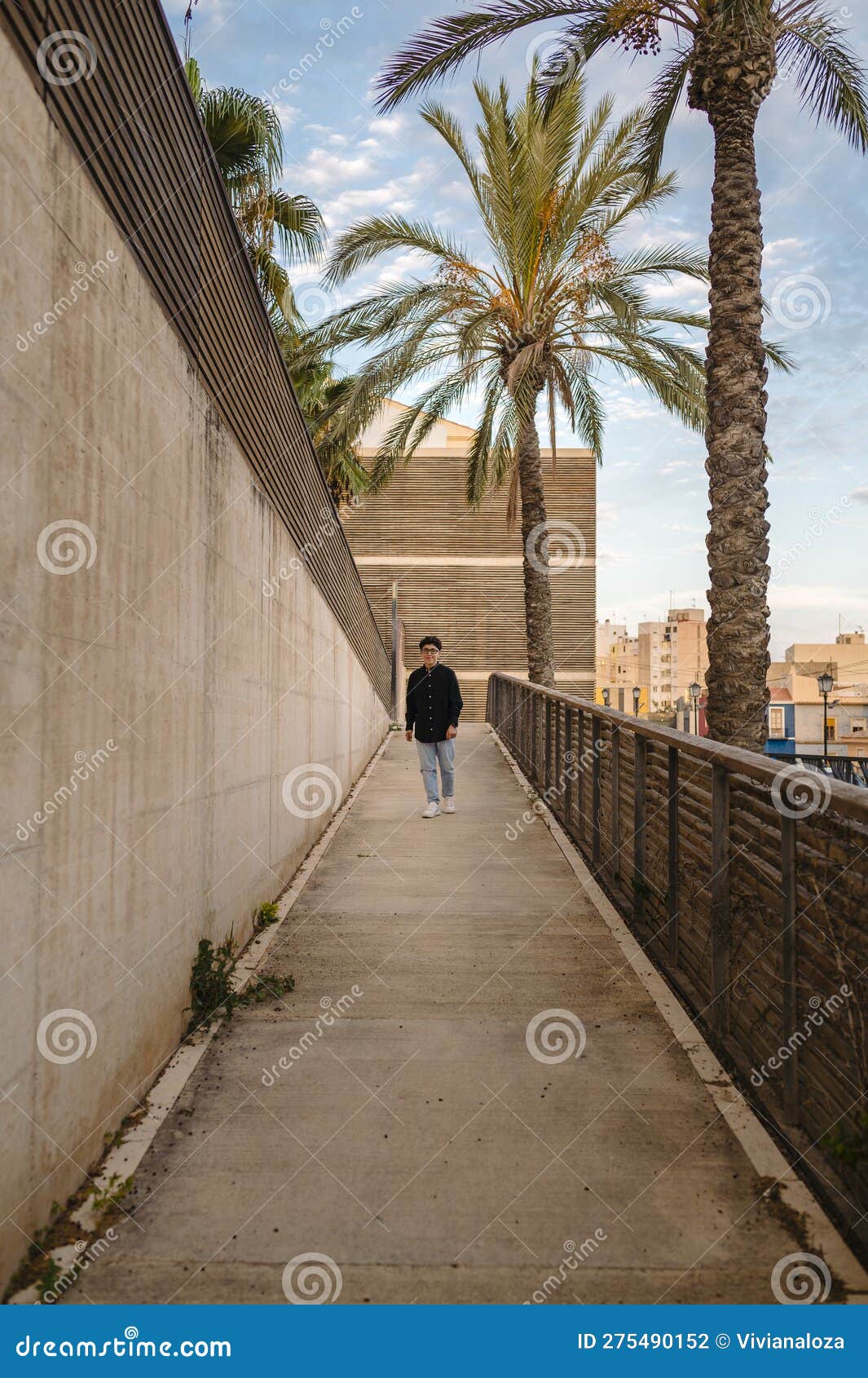 Confident Transgender Person Posing Standing Outdoors on a Walkway ...