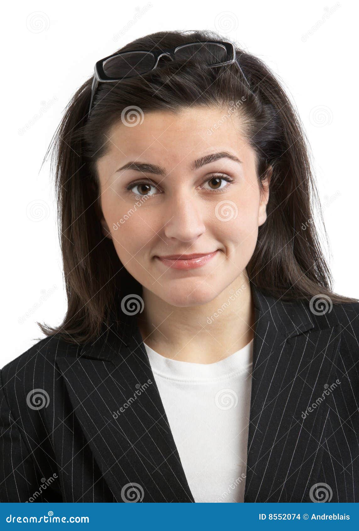 Confident Woman stock photo. Image of glasses, confident - 8552074