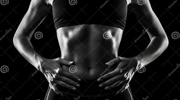 Confident Woman With Hands On Hips Stock Illustration Illustration Of