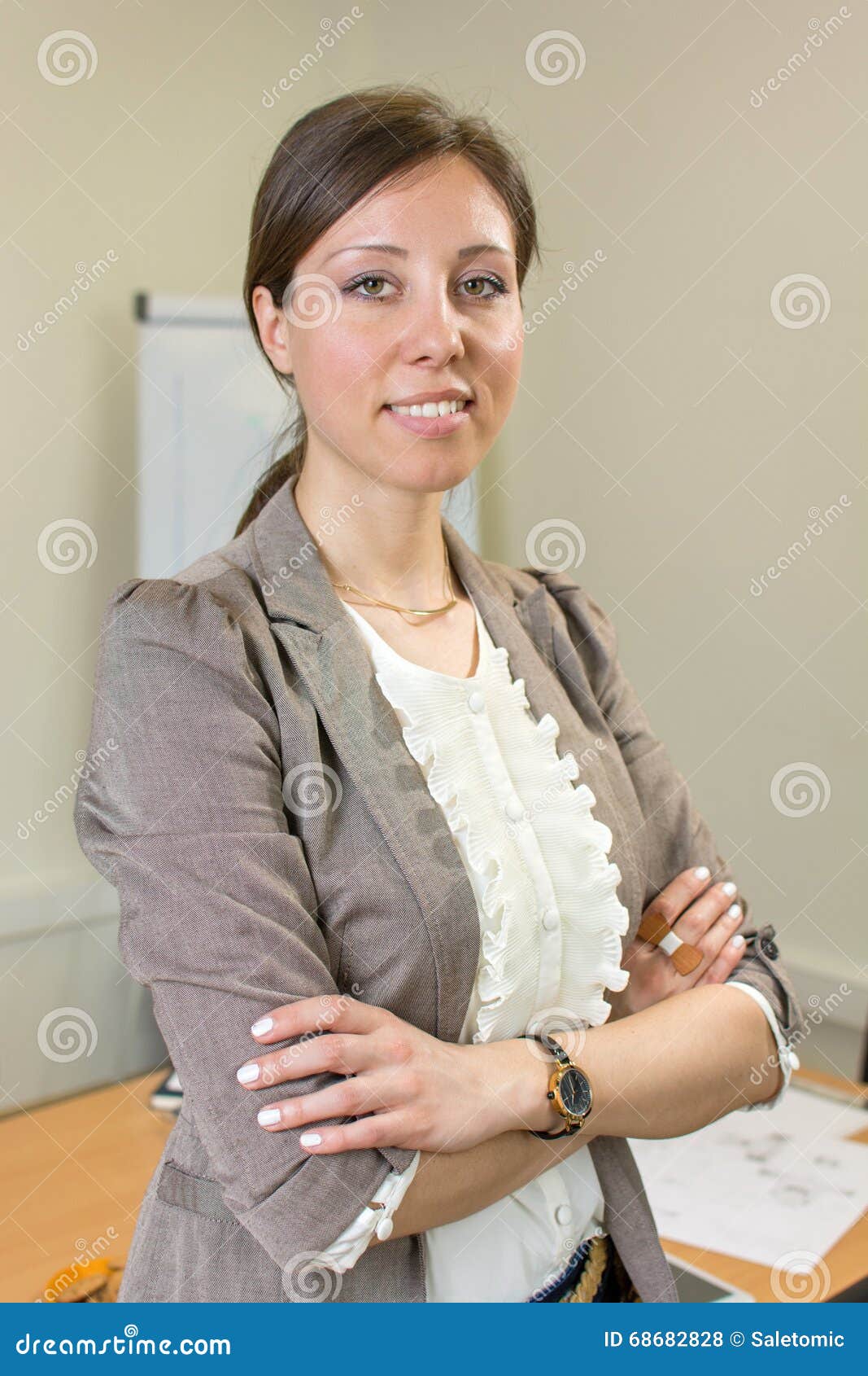 Confident Woman Leader at the Office Stock Photo - Image of ...