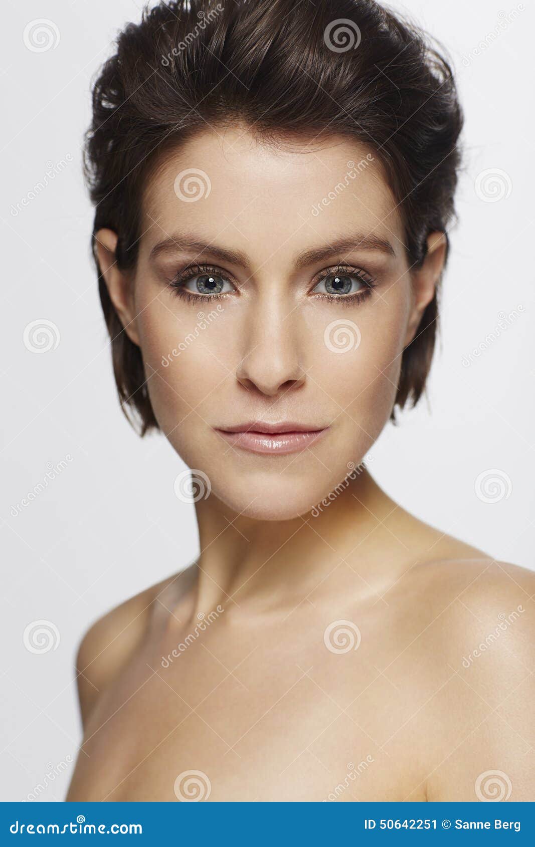 Confident woman, portrait stock image. Image of shot - 50642251