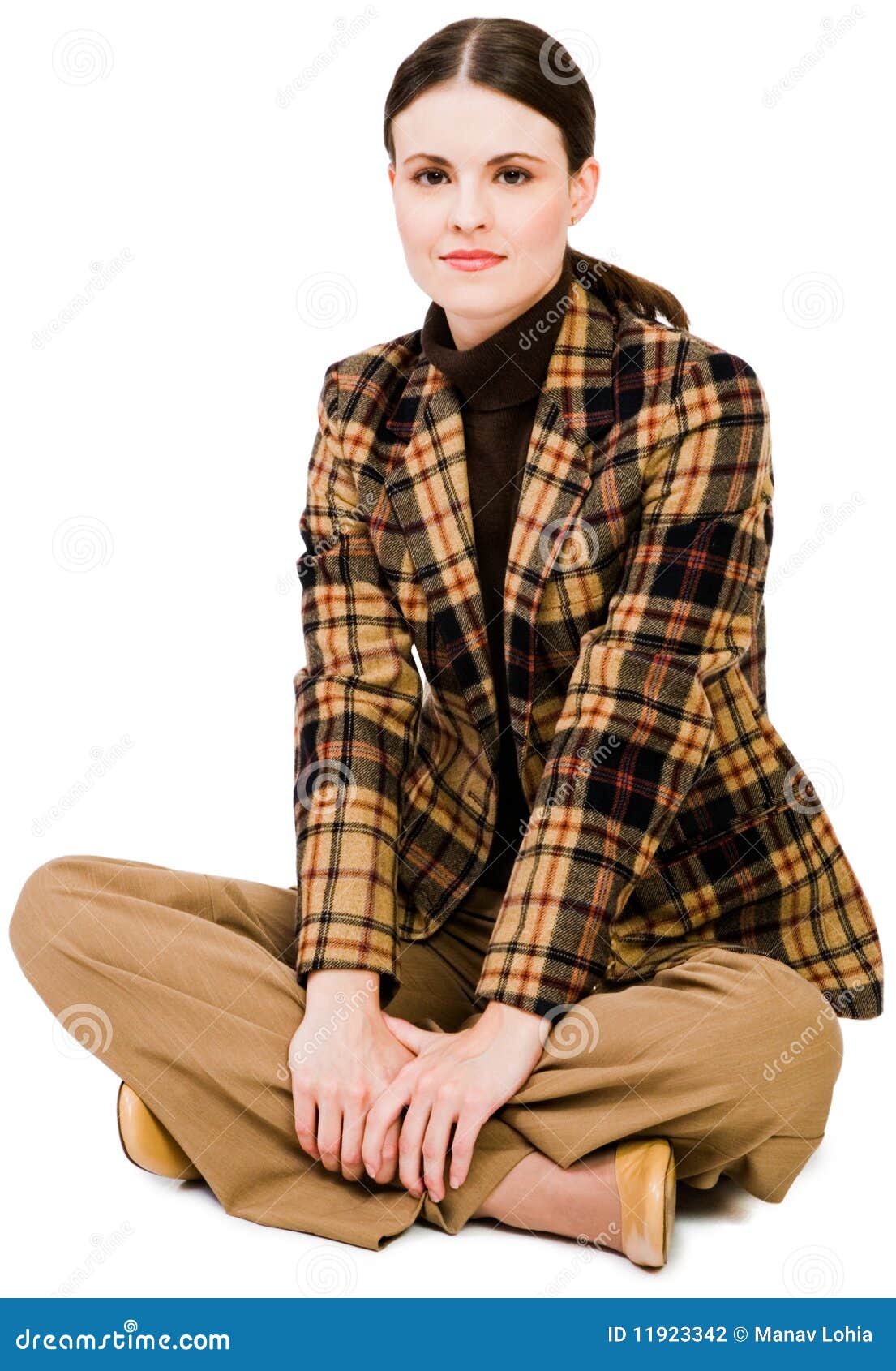 Confident woman posing stock photo. Image of isolated - 11923342