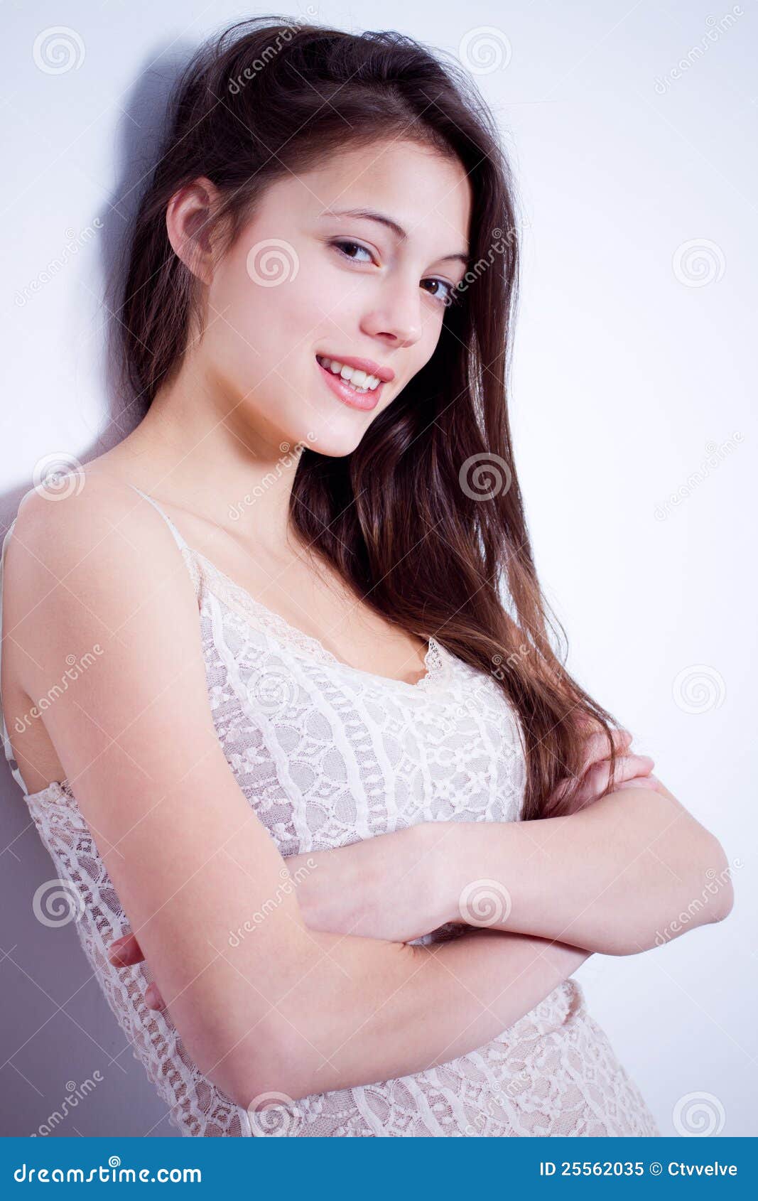 Confident woman posing stock image. Image of sensual - 25562035