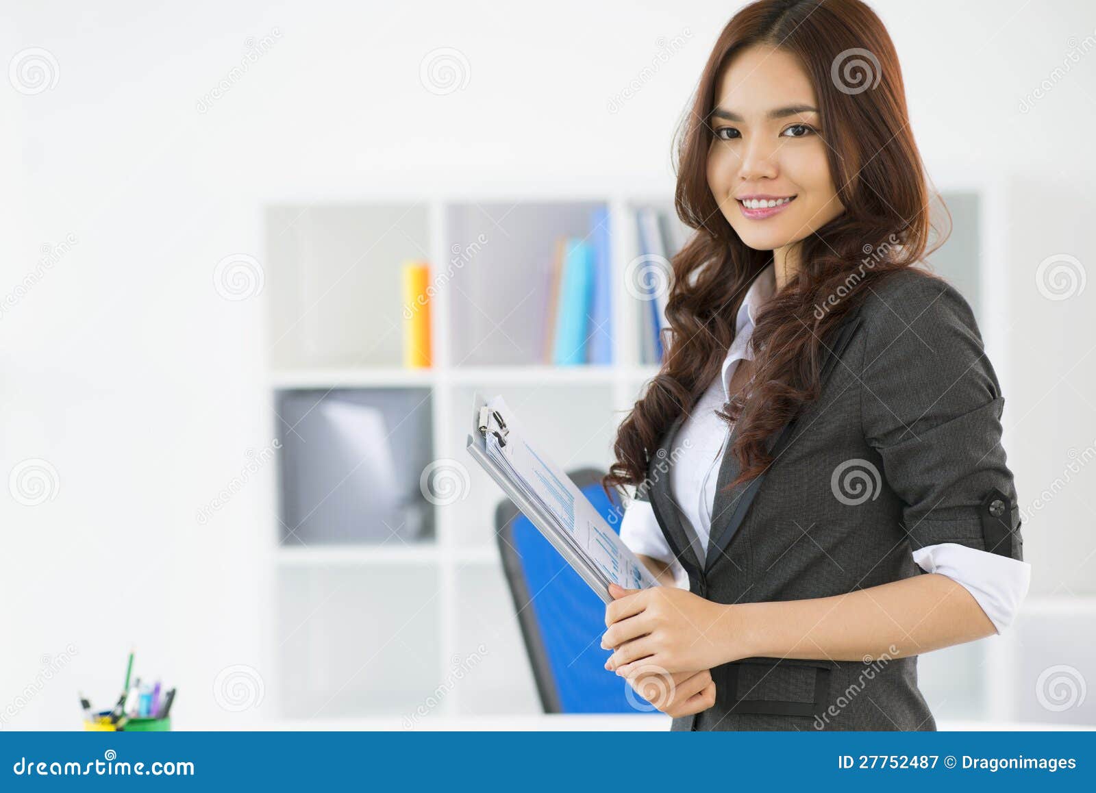 Confident worker stock image. Image of lady, indoor, female - 27752487