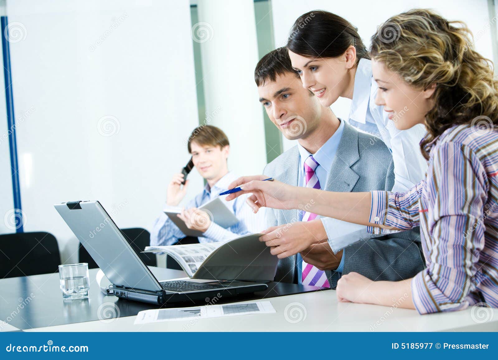Confident workers stock image. Image of friendly, occupation - 5185977
