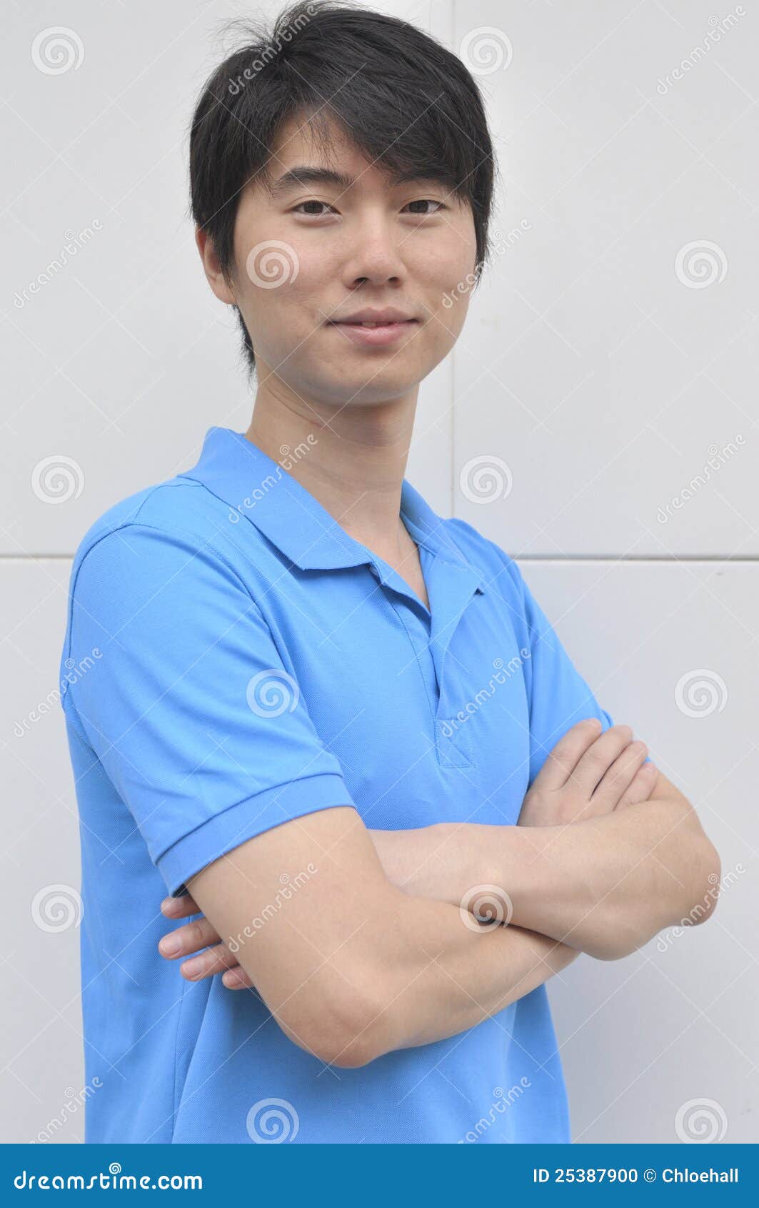 Confident young asian man stock photo. Image of arms - 25387900
