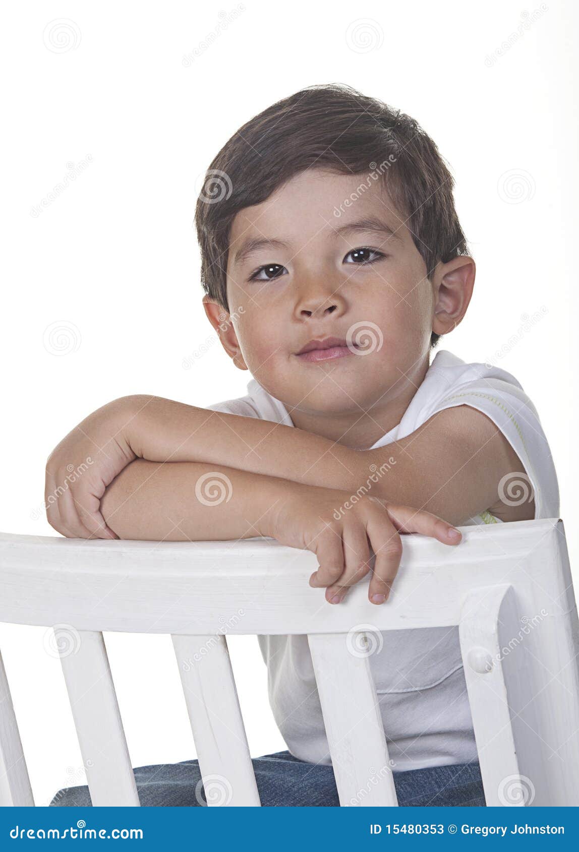 Confident young boy. stock image. Image of cute, face - 15480353
