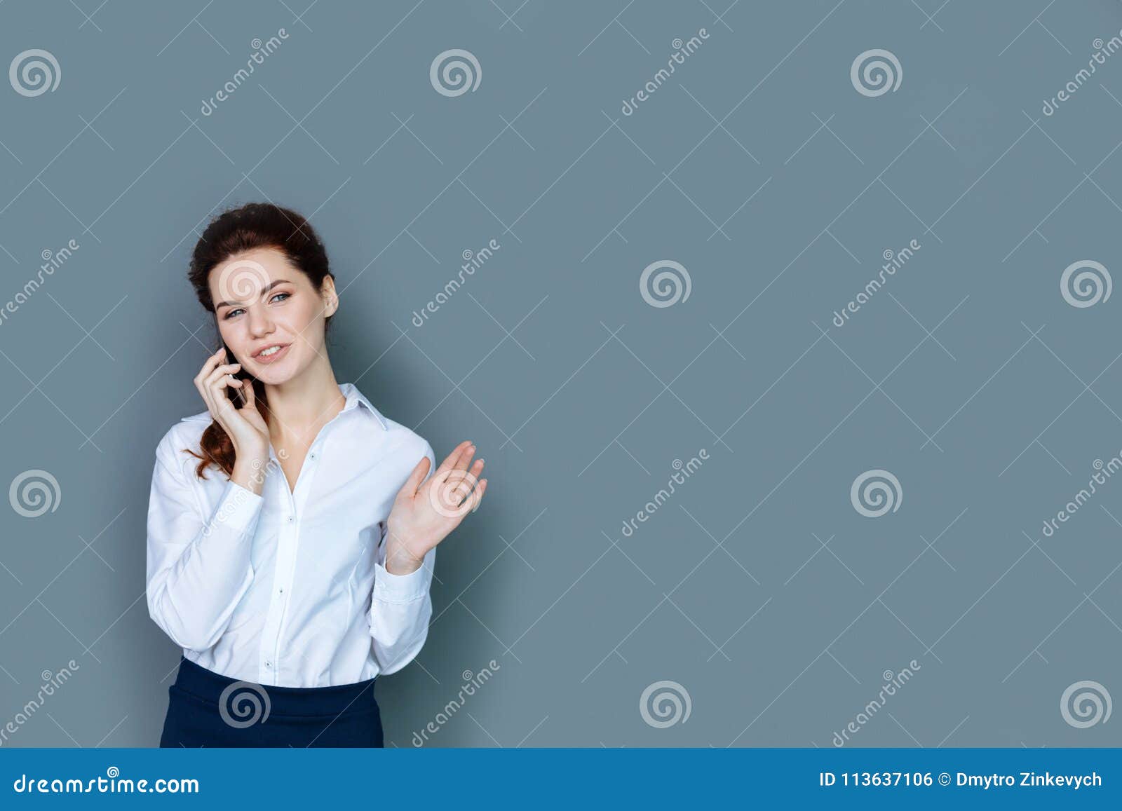Confident Young Businesswoman Talking on the Phone Stock Photo - Image ... Confident Young Businesswoman Talking on the Phone Stock Photo - Image ...