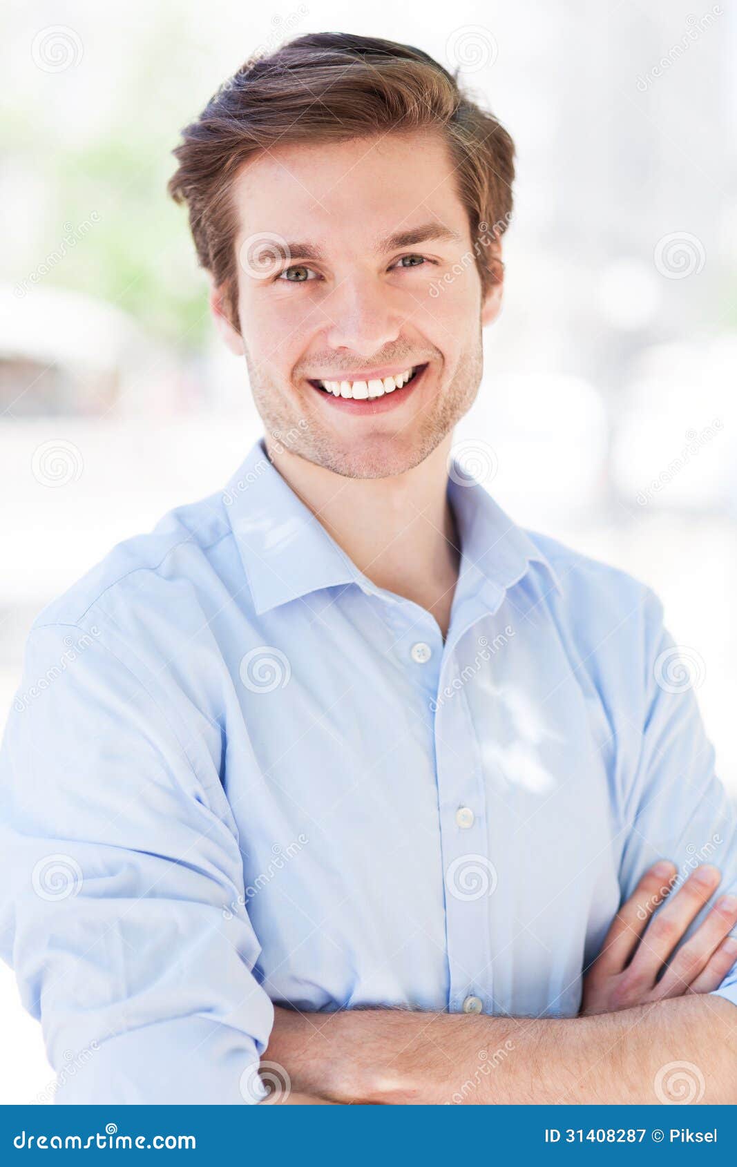 Confident young man stock image. Image of carefree, city - 31408287