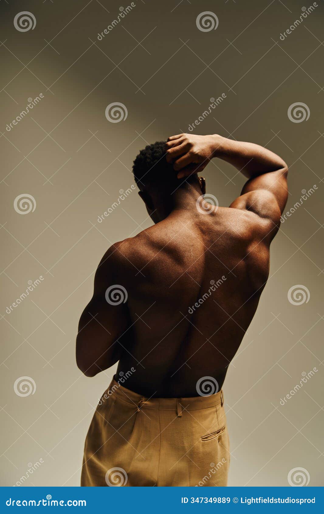 Young Handsome Man Showcasing His Physique Stock Image - Image of ...