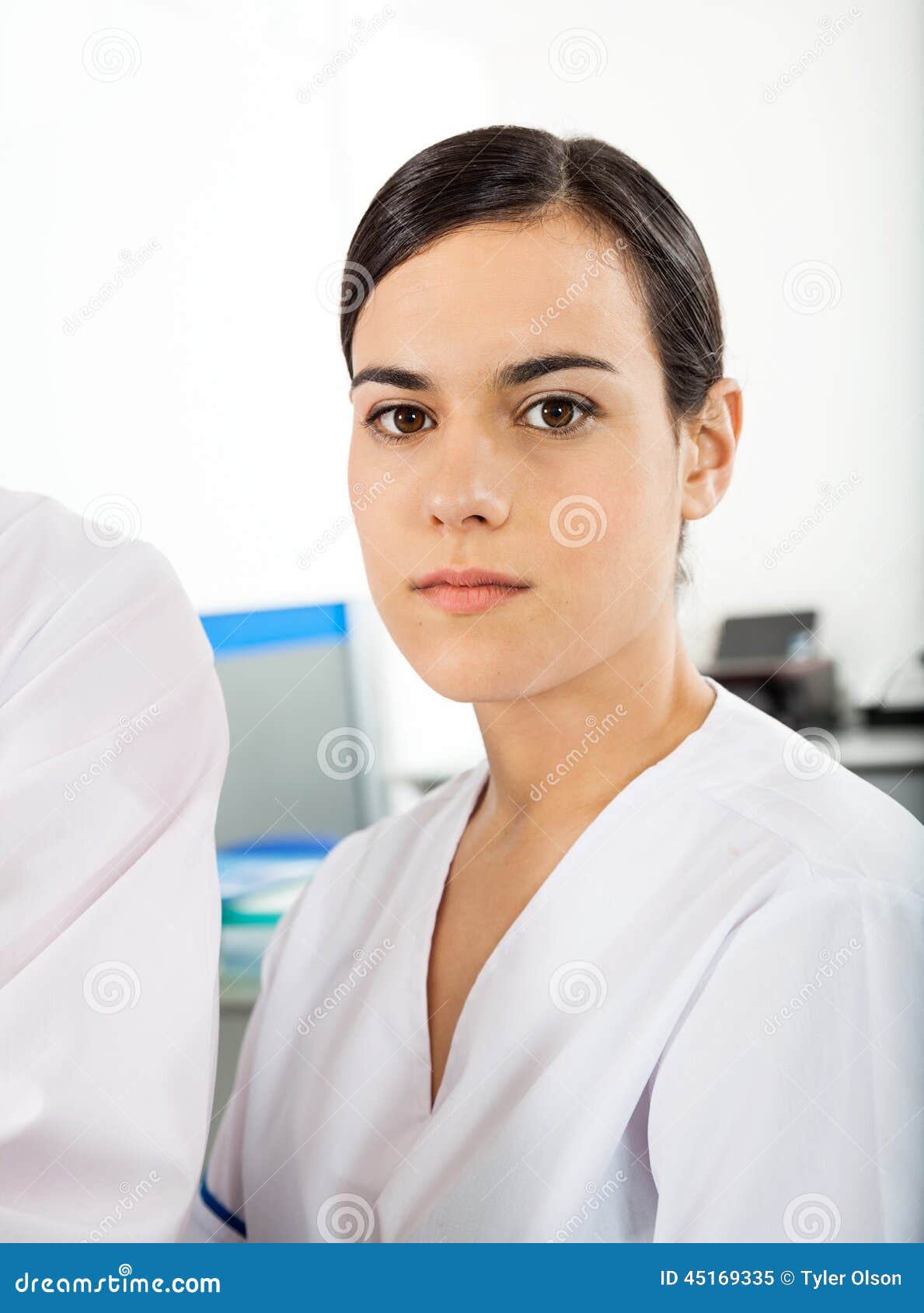 Confident Young Researcher stock image. Image of medical - 45169335