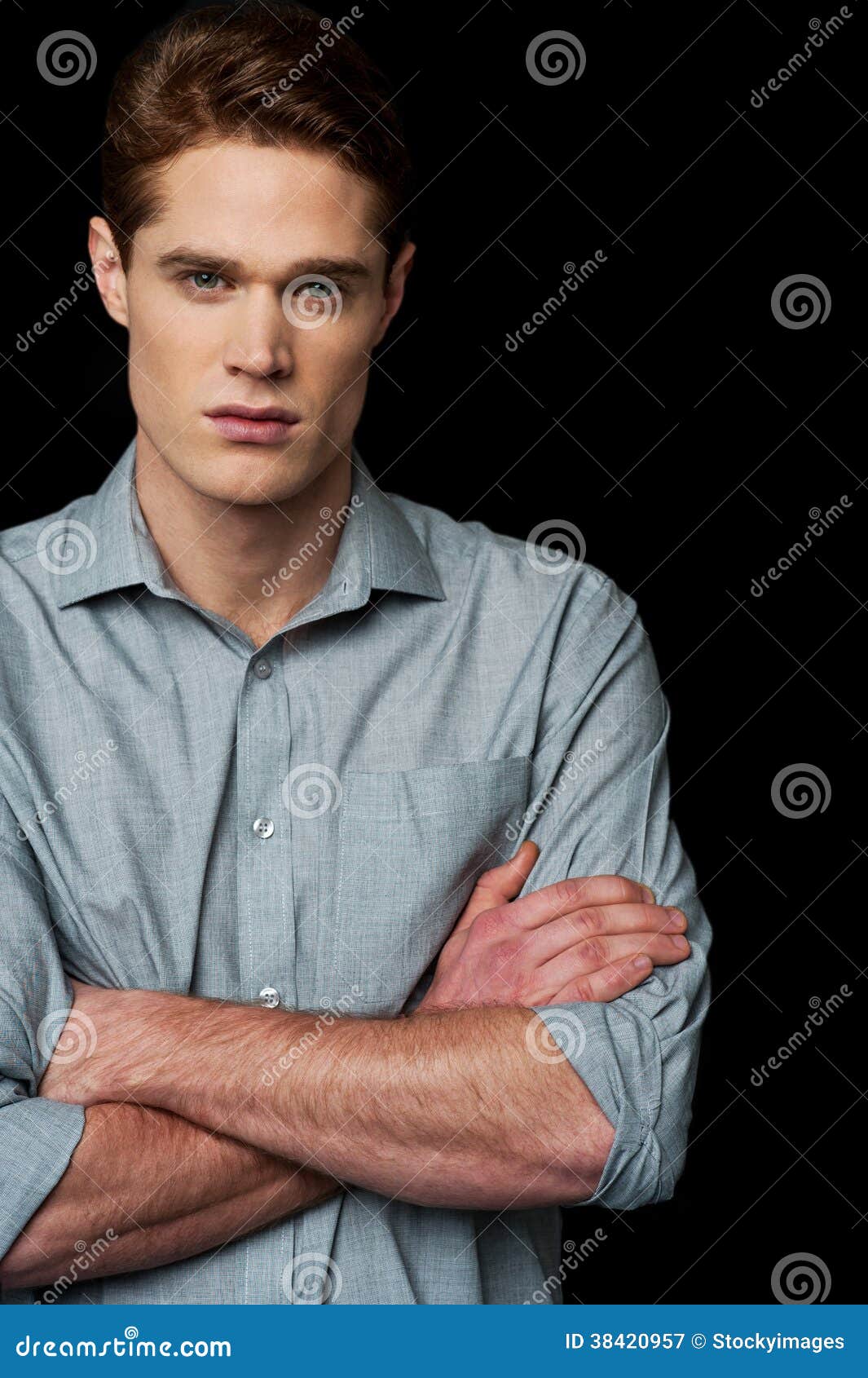 Confident young smart guy stock image. Image of male - 38420957
