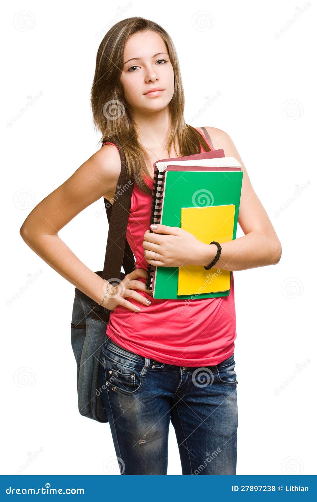 Confident young student. stock photo. Image of learn - 27897238