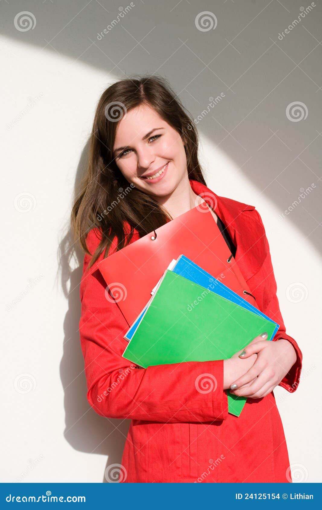 Confident Young Student Woman. Stock Photo - Image of confident ...