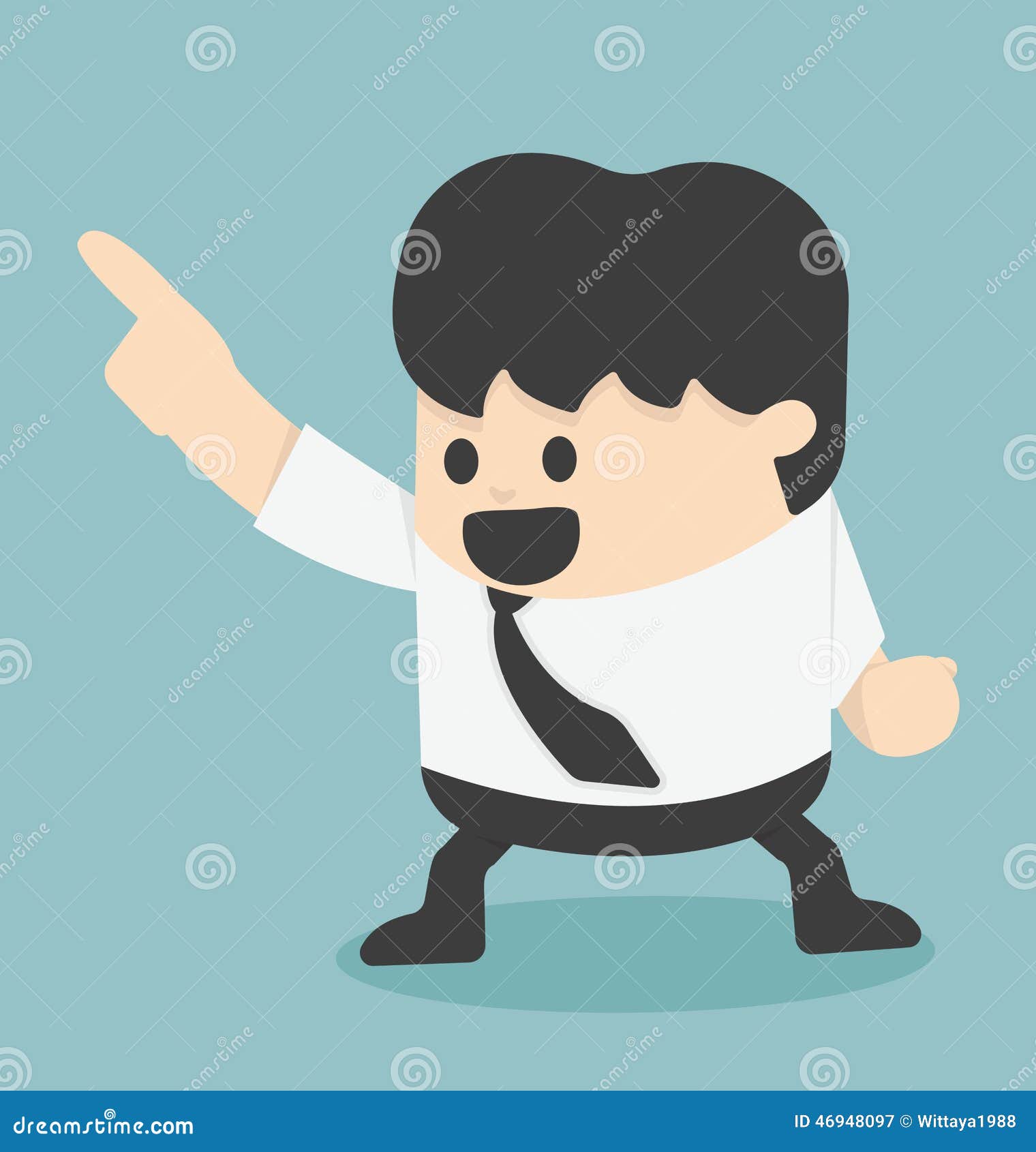 Confidente ilustración del vector. Ilustración de corporativo - 46948097