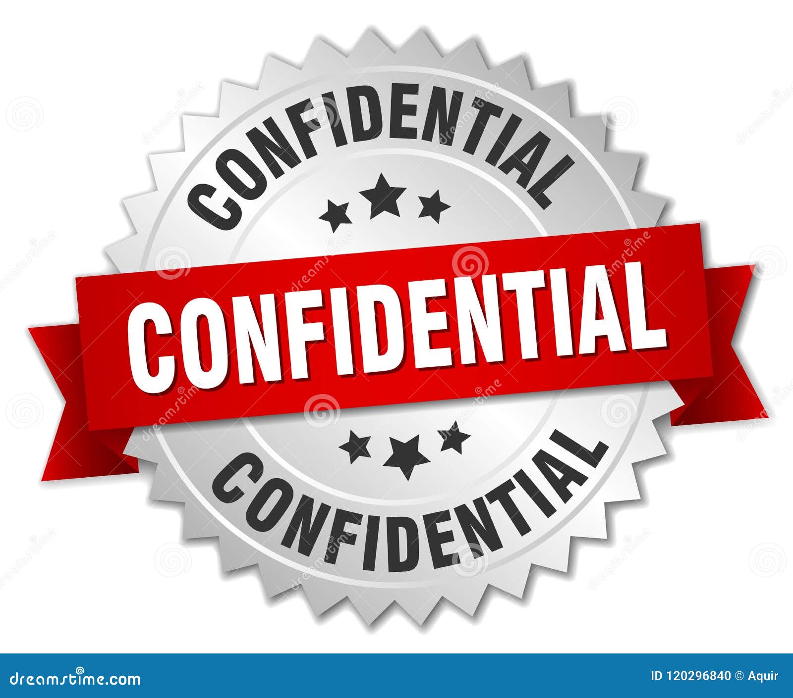 Confidential ilustração do vetor. Ilustração de confidencial - 120296840